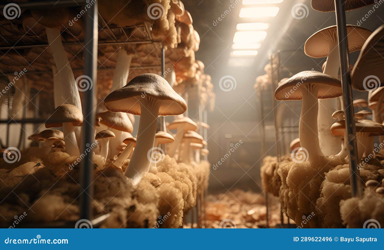 Mushroom Cultivation Room Mushroom Harvest, Ai Generative Stock ...