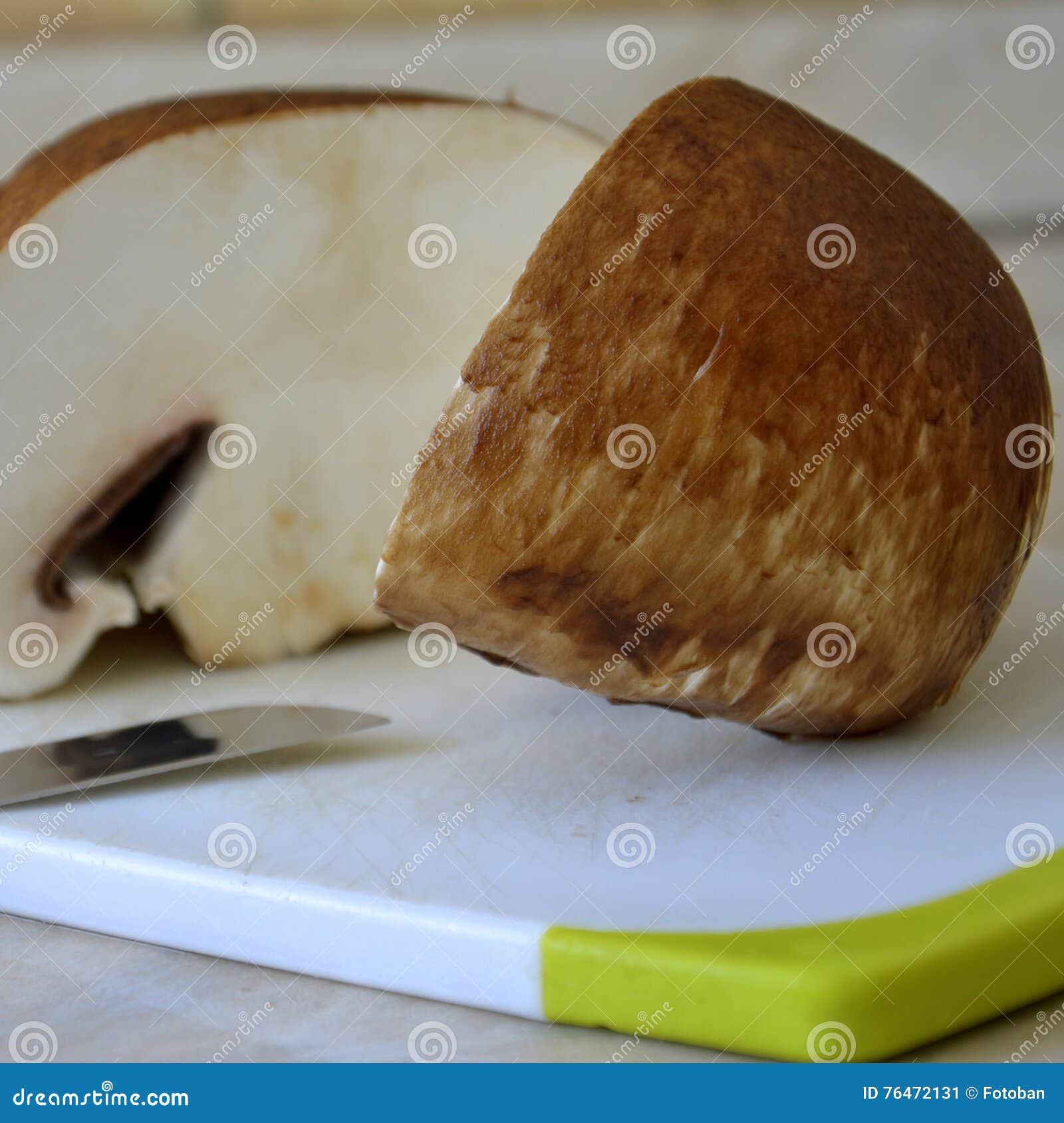 Mushroom cut stock image. Image of mushroom, ingredient - 76472131