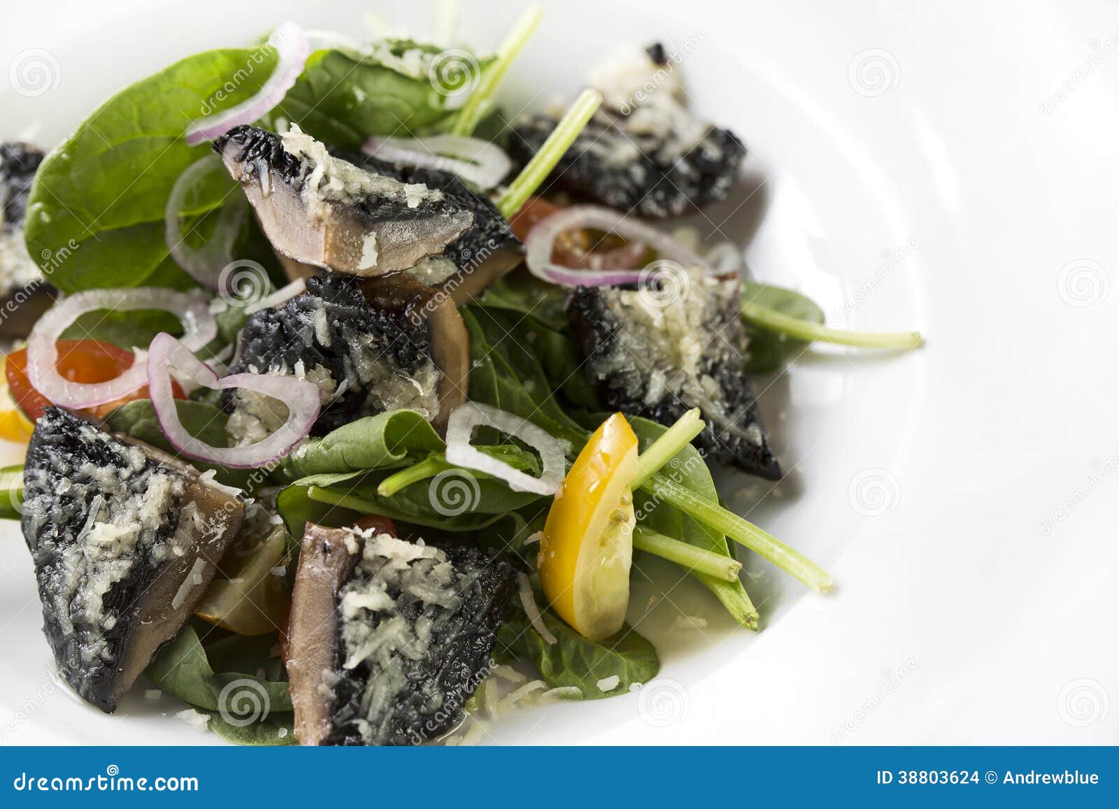 Mushroom Dish stock photo. Image of restaurant, parmesan - 38803624