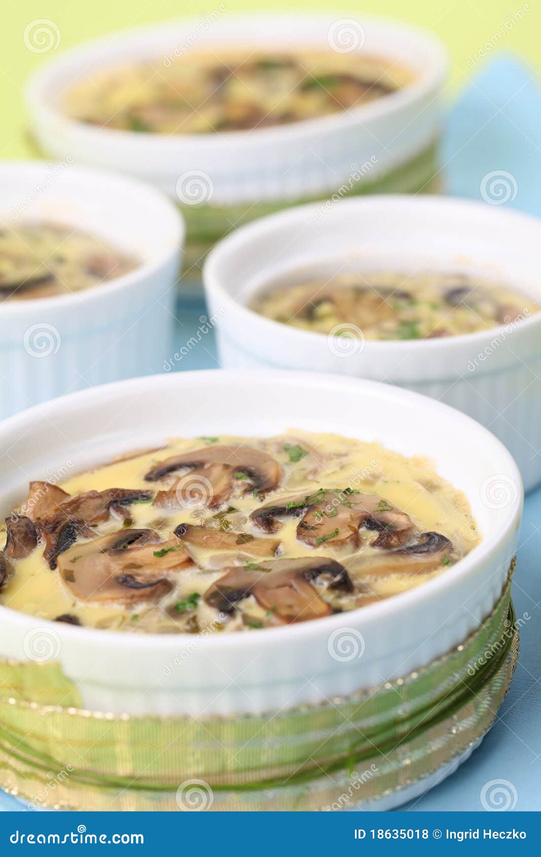 Mushroom gratin stock photo. Image of french, meal, bowl - 18635018