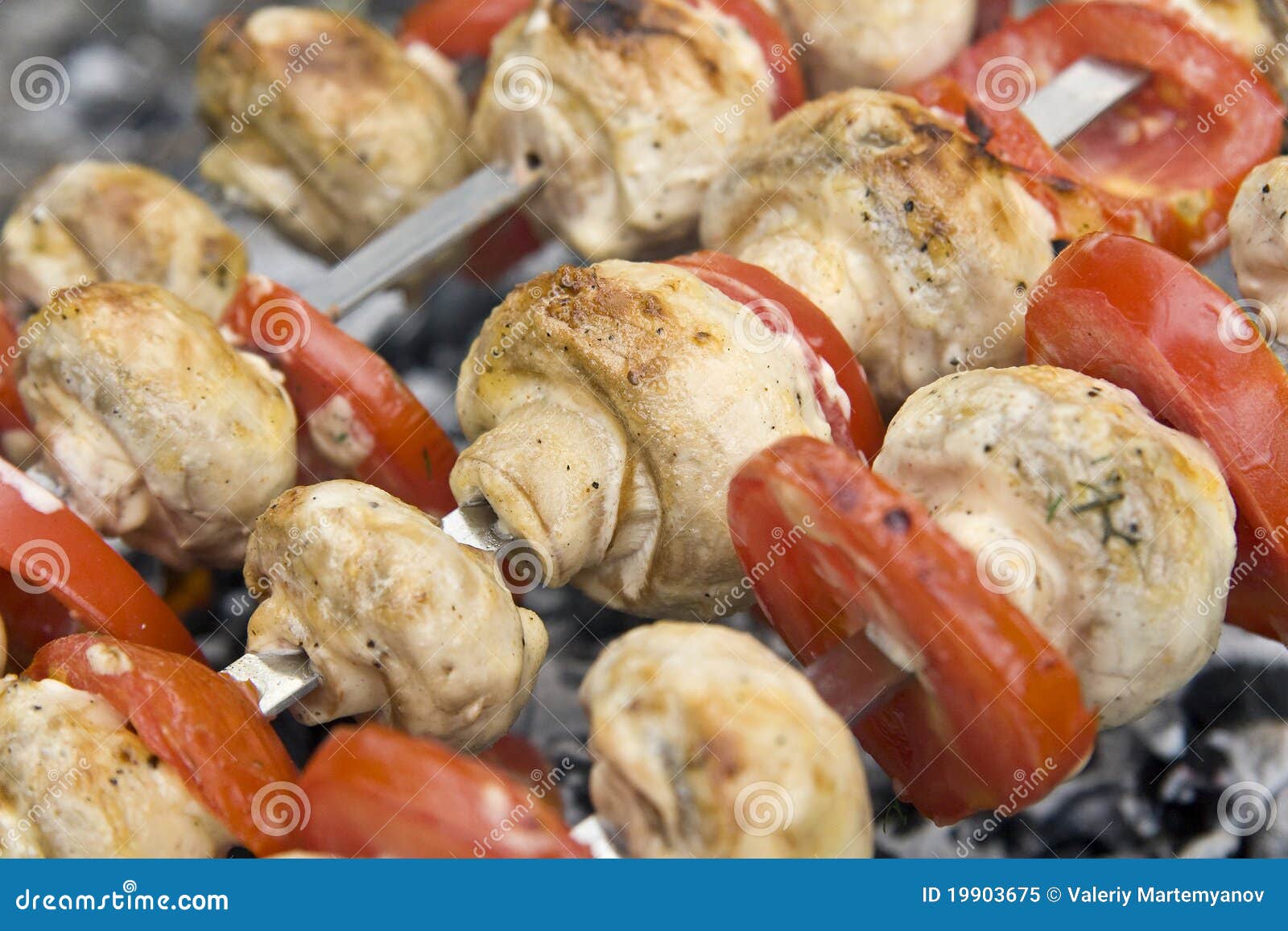 The Mushroom Grill from Champignons_1 Stock Image - Image of picnic ...
