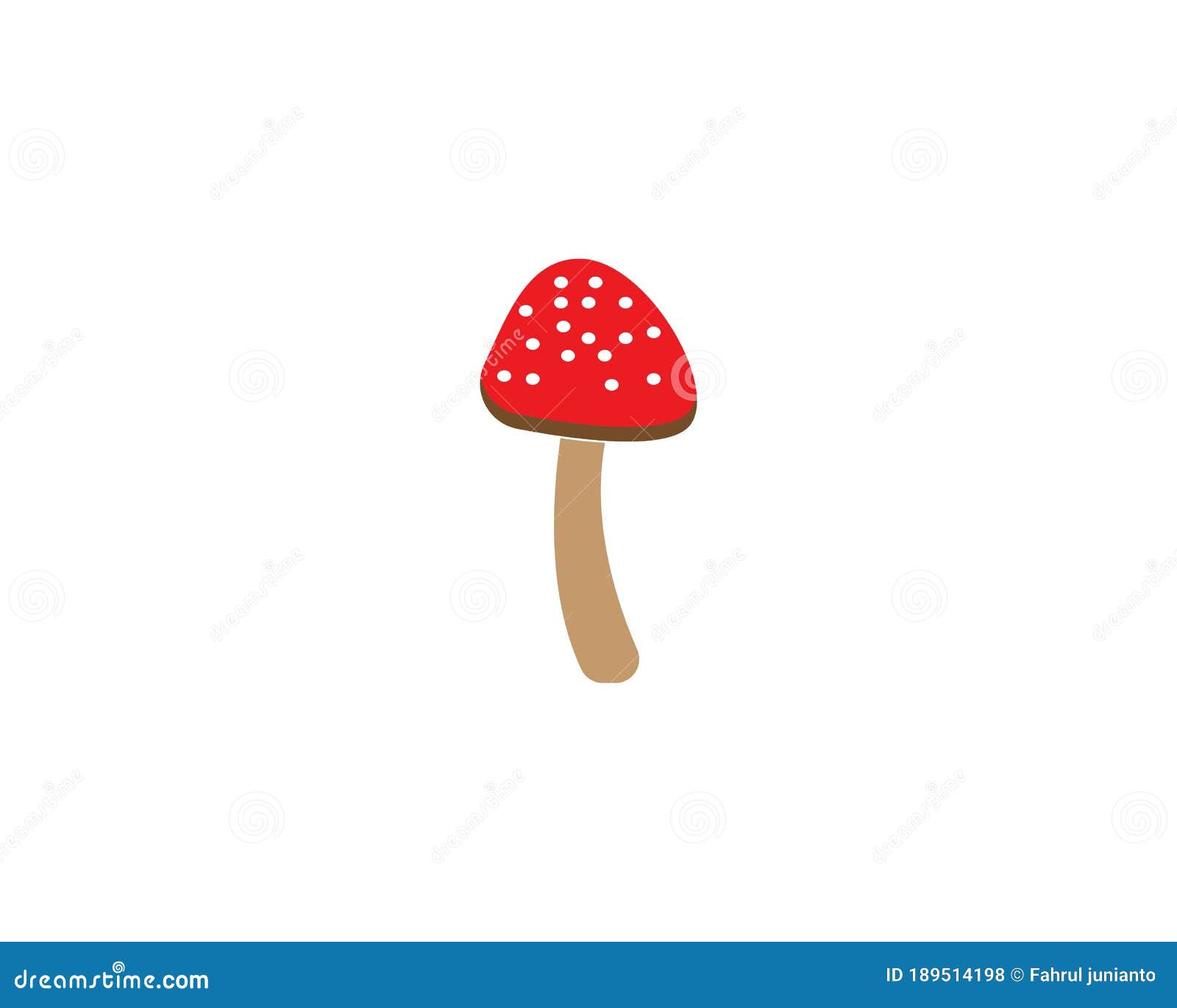 Mushroom Icon and Symbol Vector Illustration Stock Vector ...