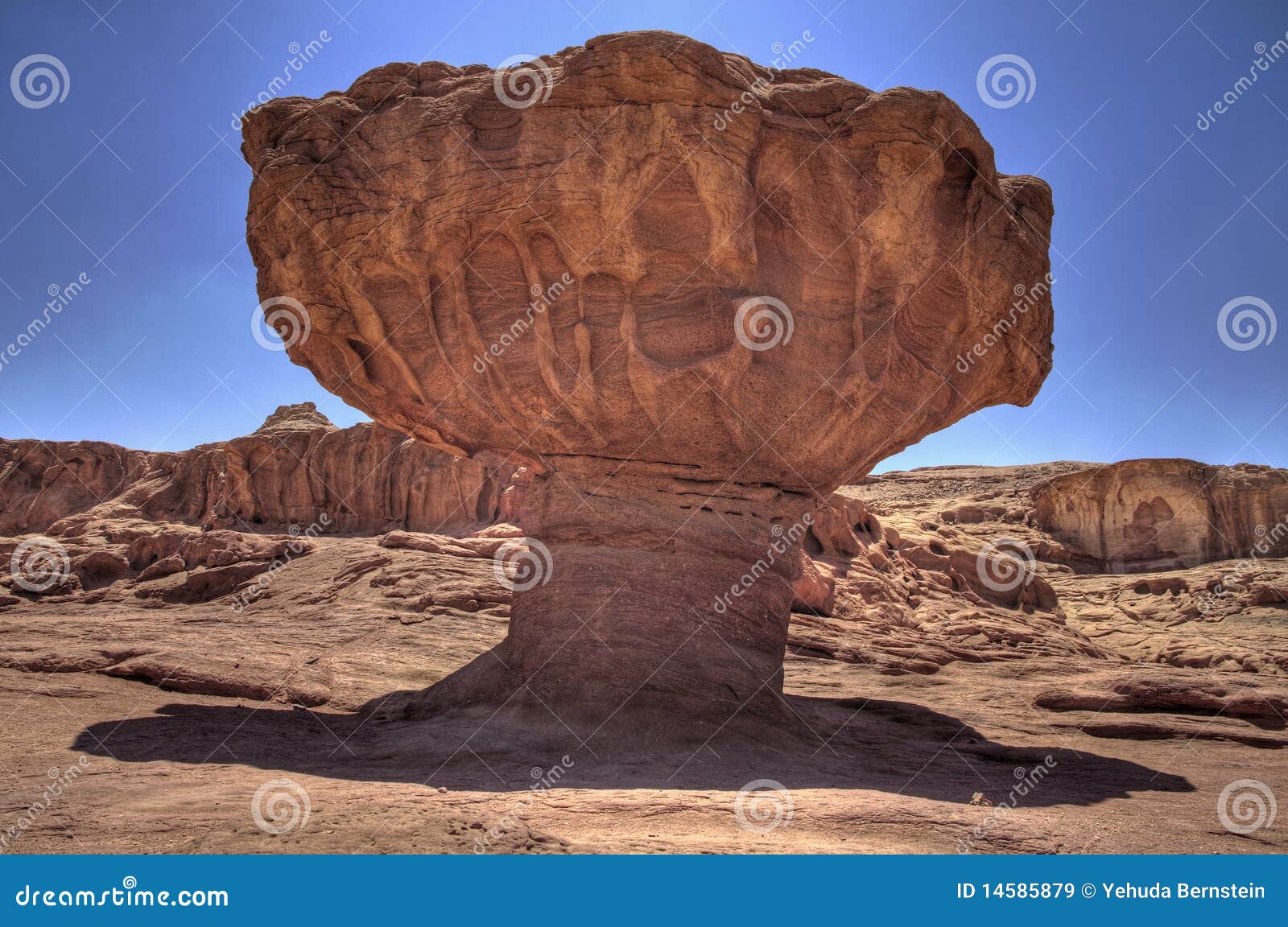 The Mushroom Rock stock image. Image of sandstone, desert - 14585879