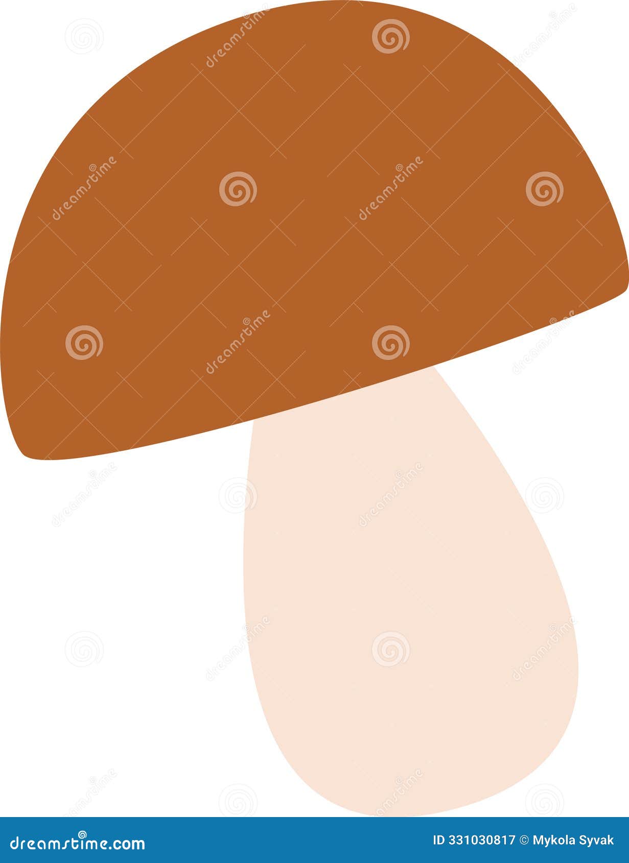 Mushroom Simple Icon stock illustration. Illustration of isolated ...