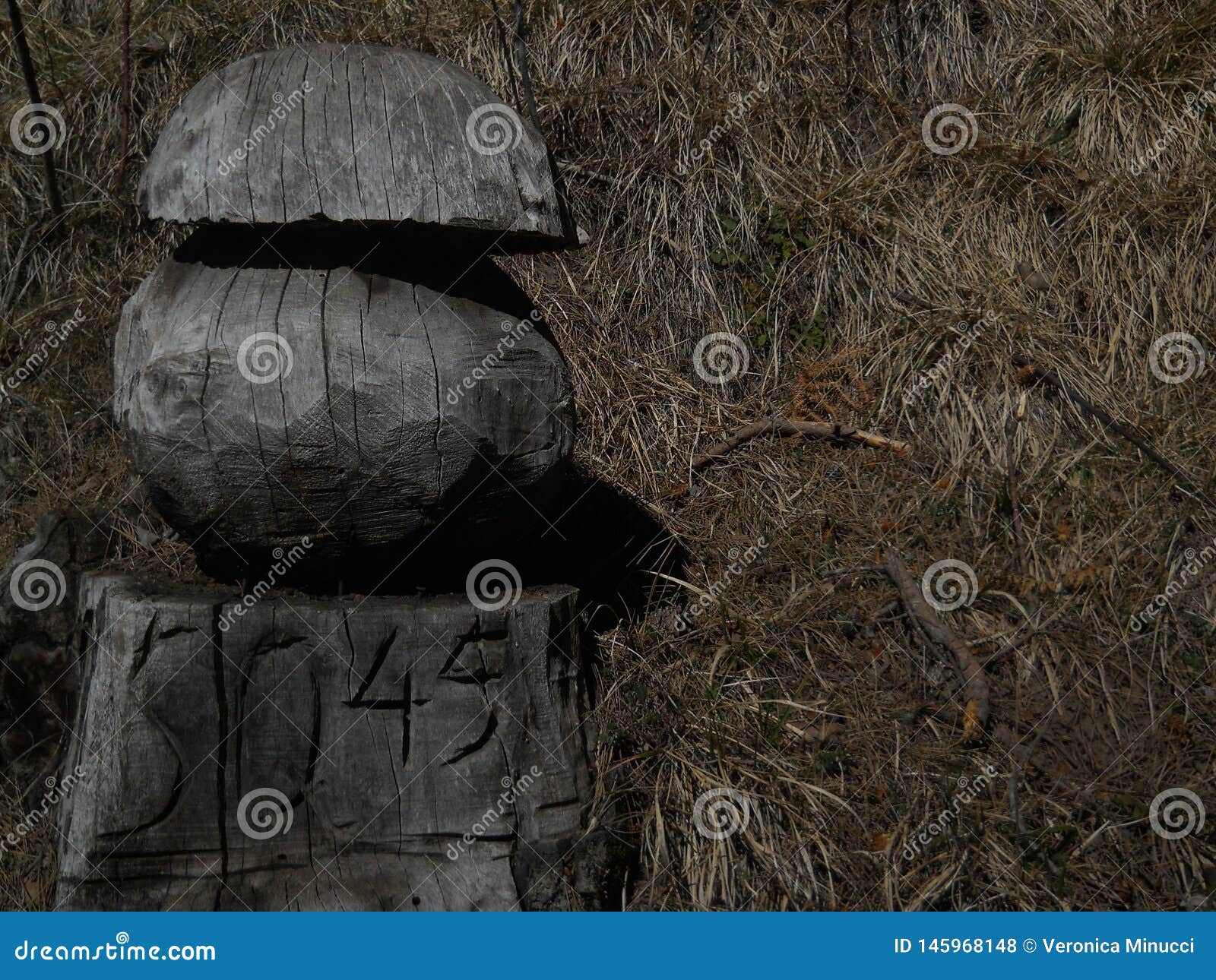 Mushroom Statue with Number Stock Photo - Image of number, statue ...