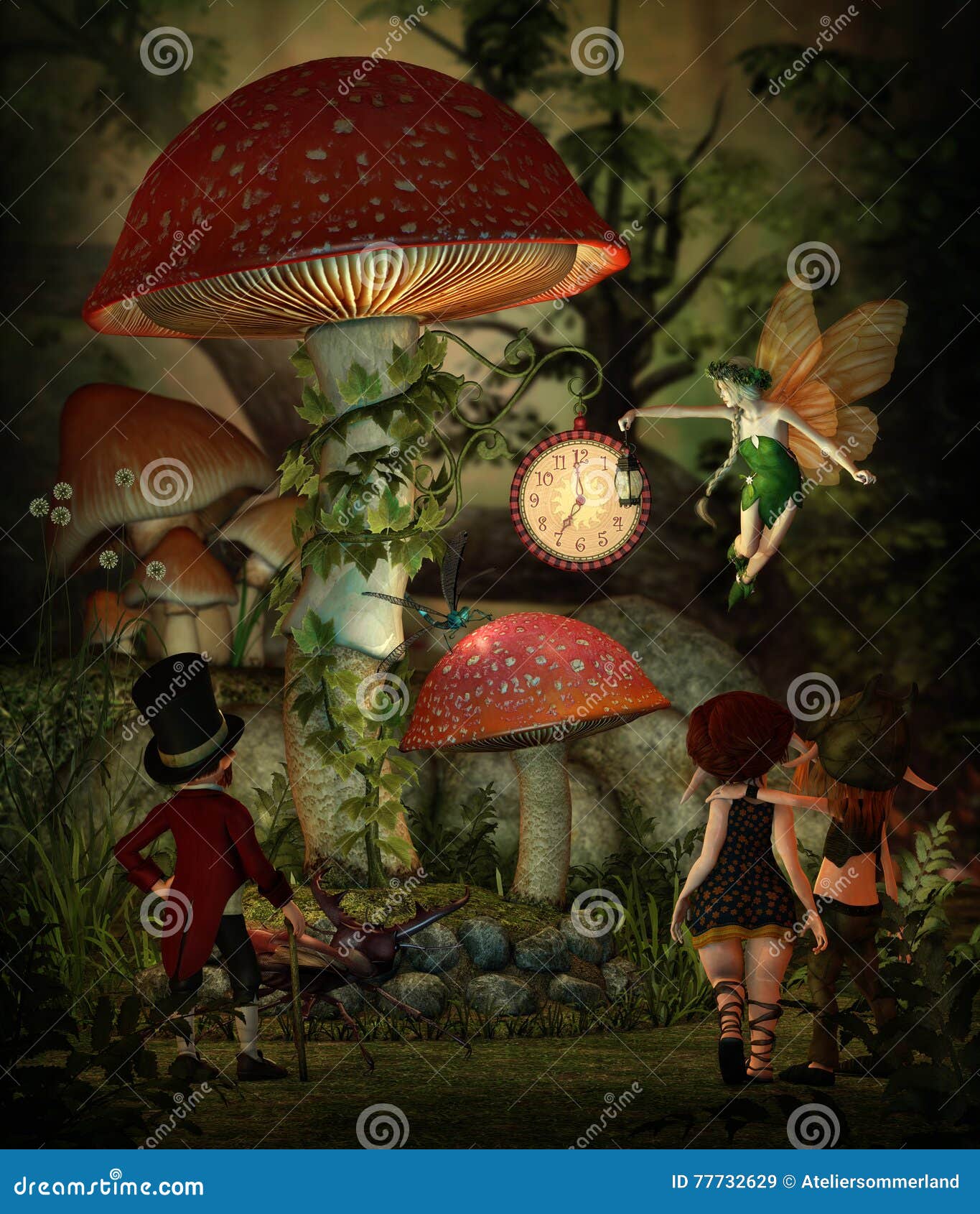 Mushroom Time Cg Stock Illustrations – 2 Mushroom Time Cg Stock ...