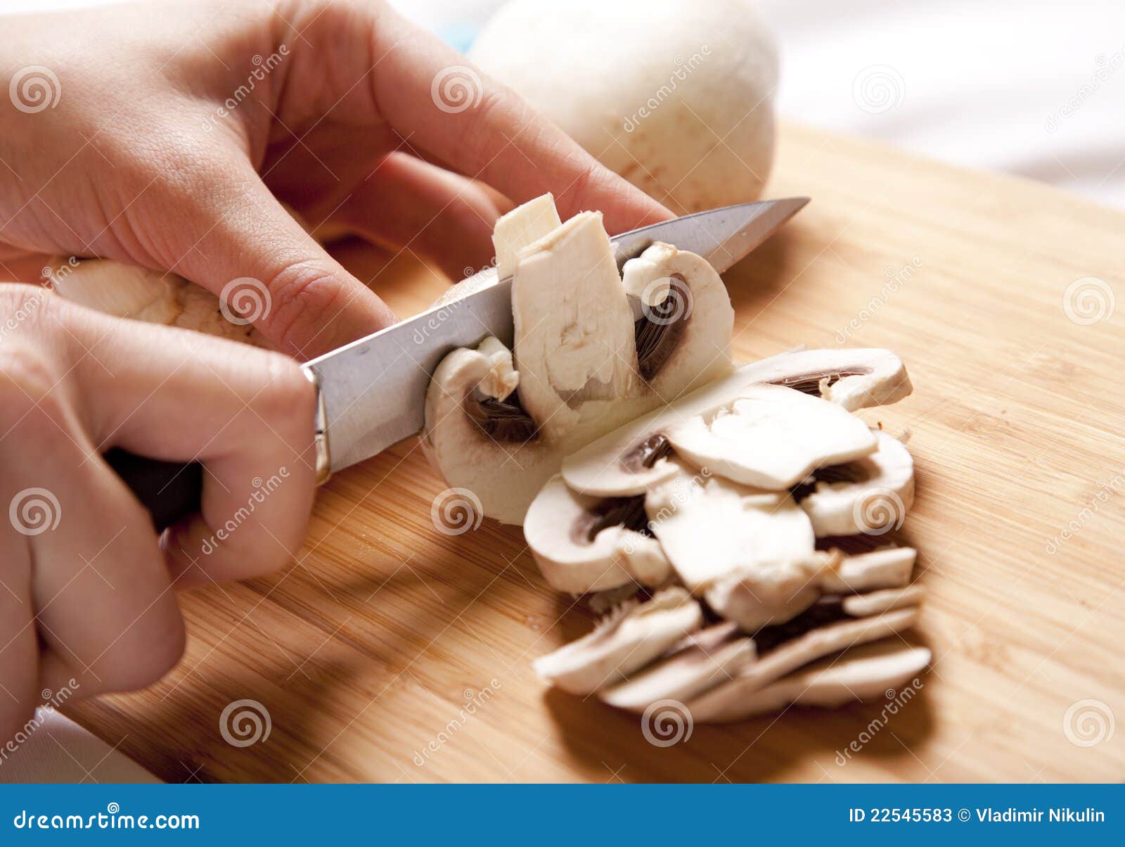 Mushrooms cutting stock image. Image of food, lamella - 22545583