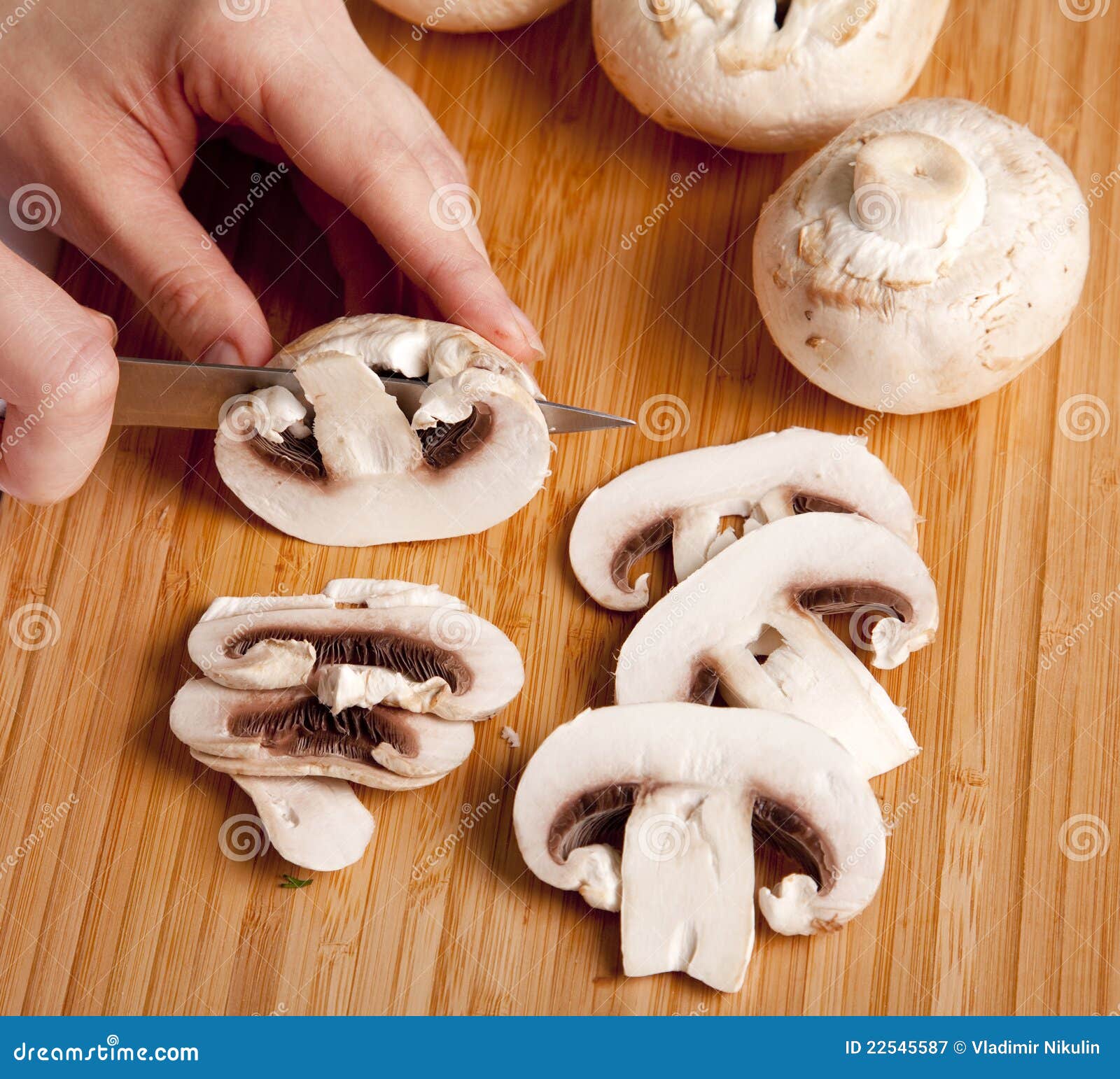 Mushrooms cutting stock image. Image of mushroom, detail - 22545587