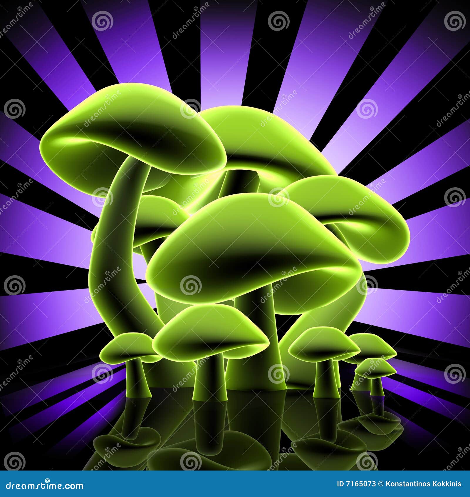 Mushrooms Design stock illustration. Illustration of design - 7165073