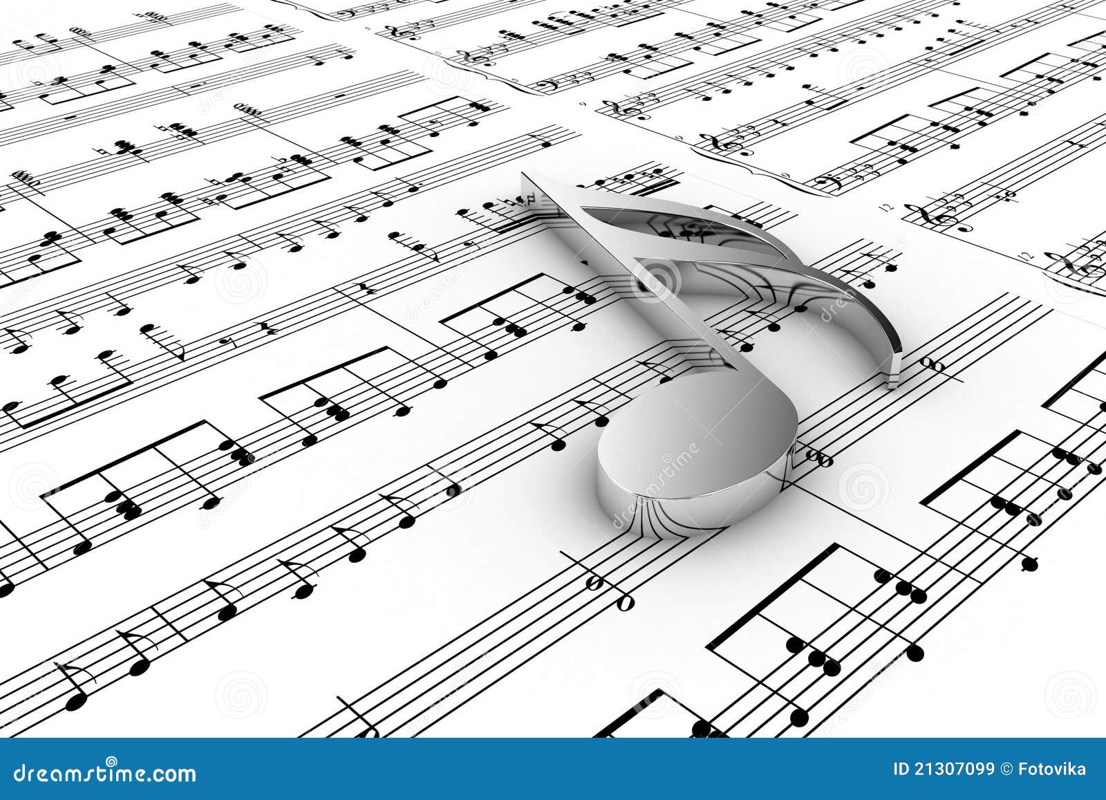 Music stock illustration. Illustration of learning, compositions - 21307099