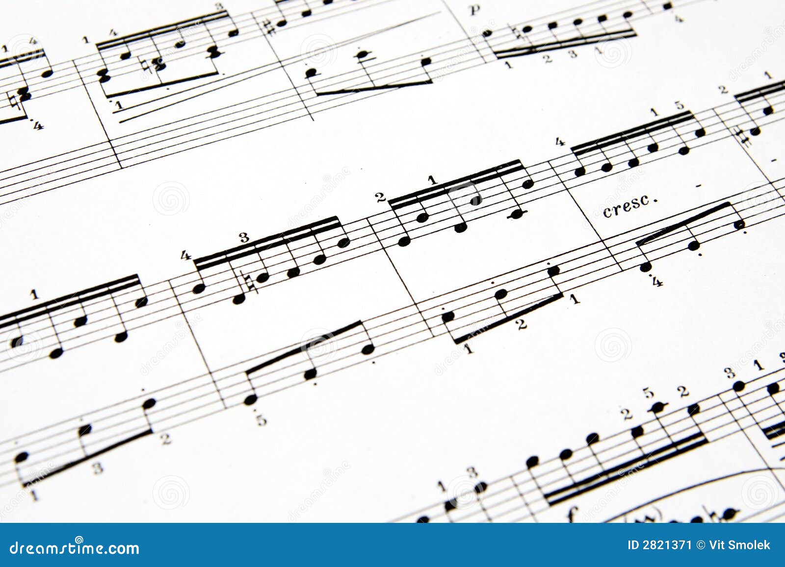 Music stock image. Image of line, read, music, sheetmusic - 2821371
