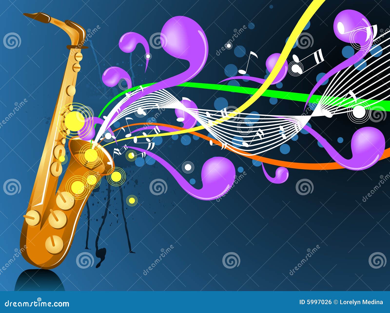 Music stock illustration. Illustration of graphic, musical - 5997026