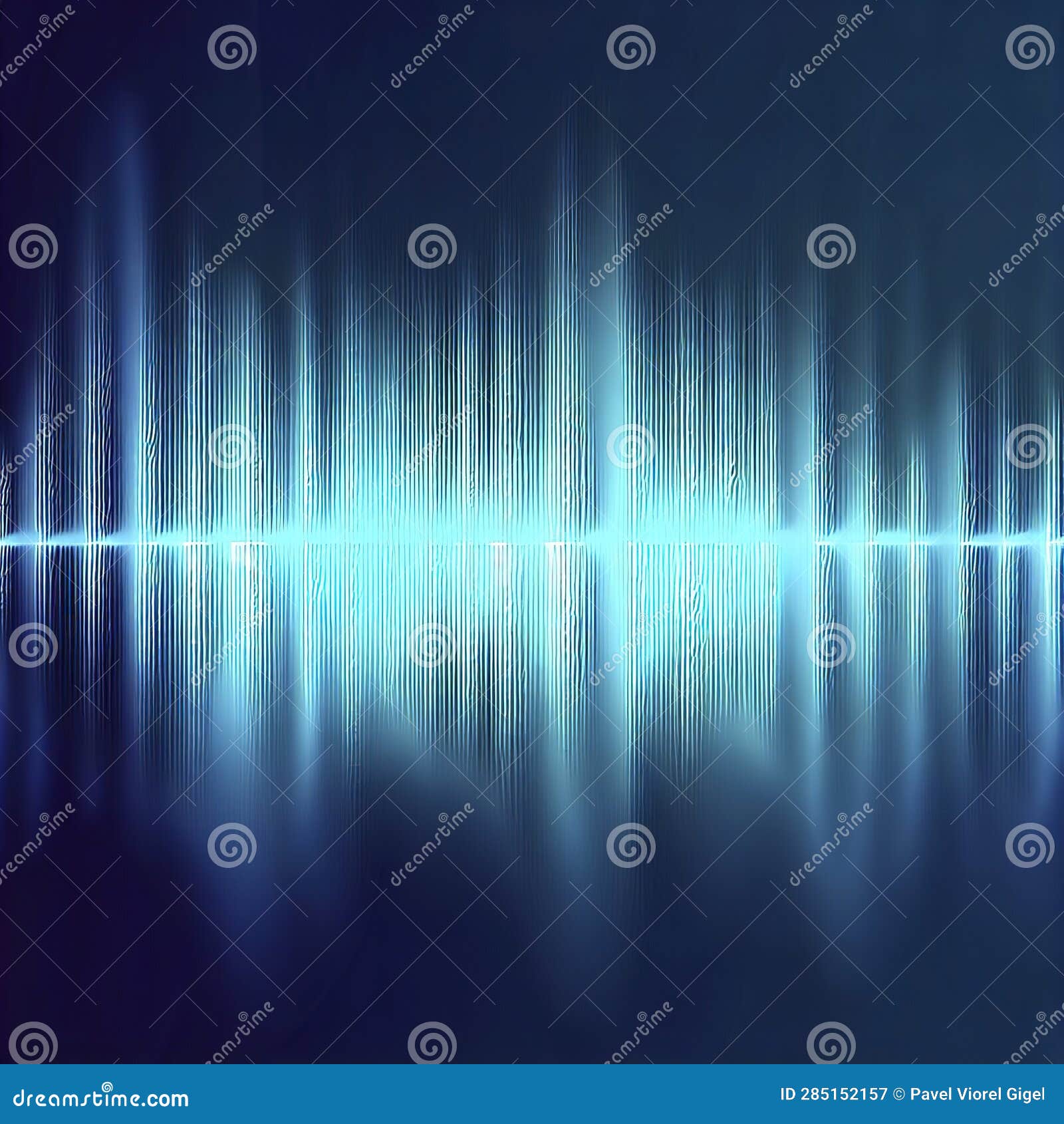 Music Abstract Background Blue. Equalizer for Music, Showing Sound ...