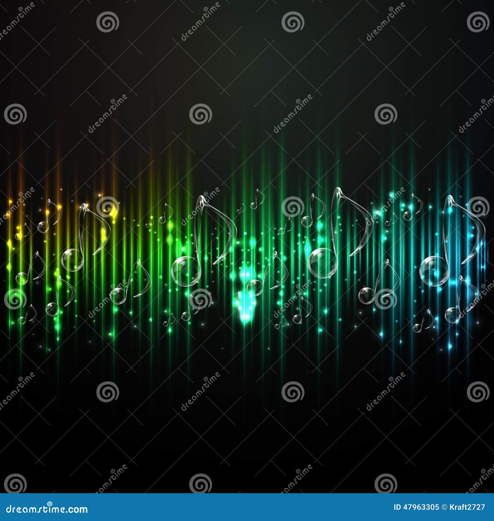 Music abstract background stock illustration. Illustration of ...