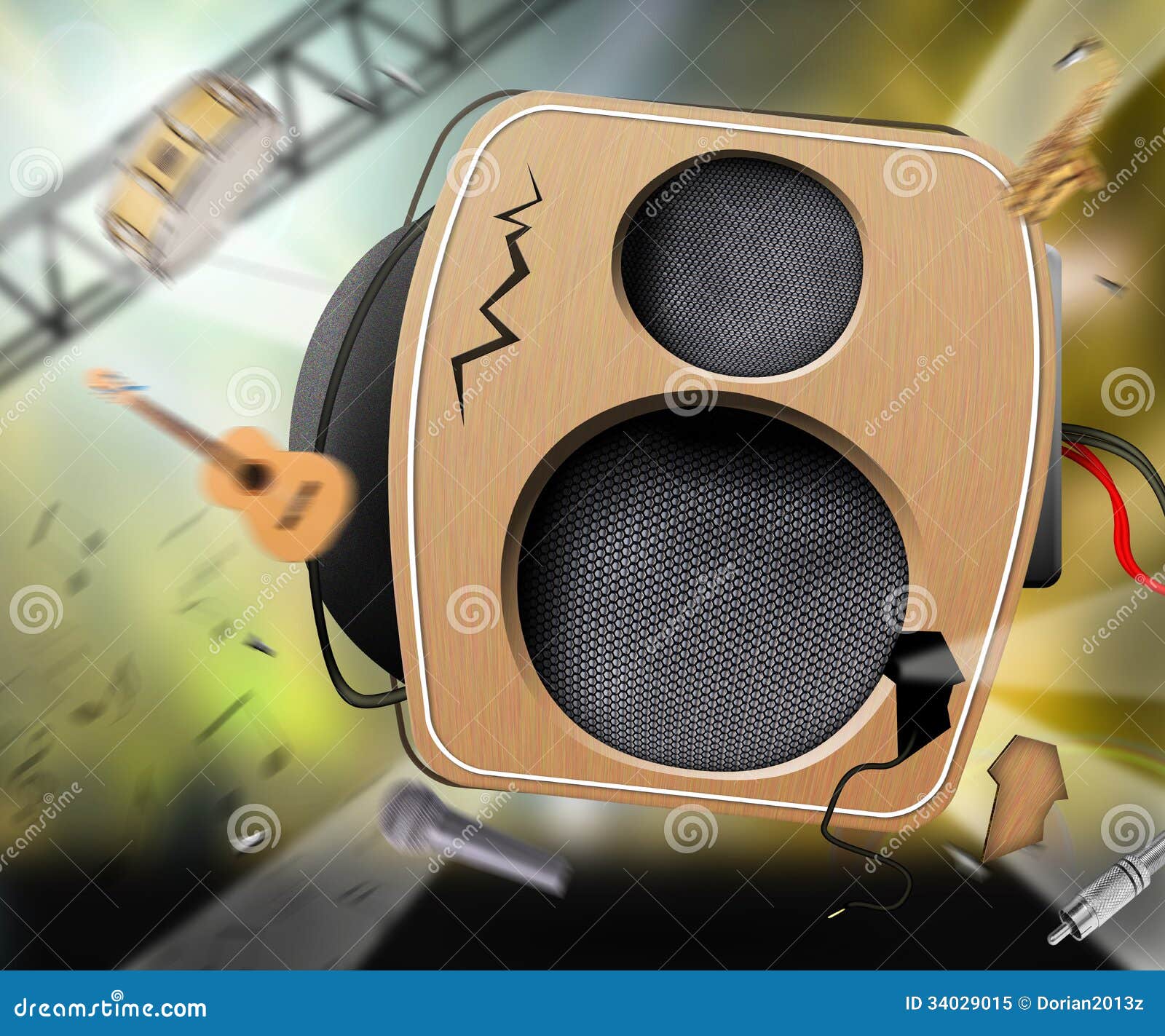 Music stock image. Image of audio, amplifier, loudspeaker - 34029015