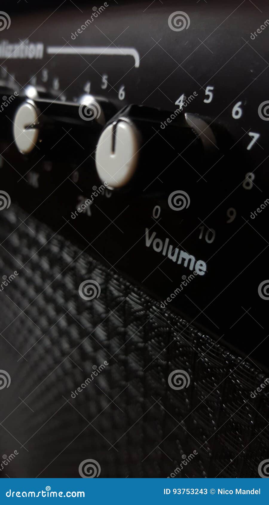 Music amplifier stock image. Image of frequency, amplifier - 93753243