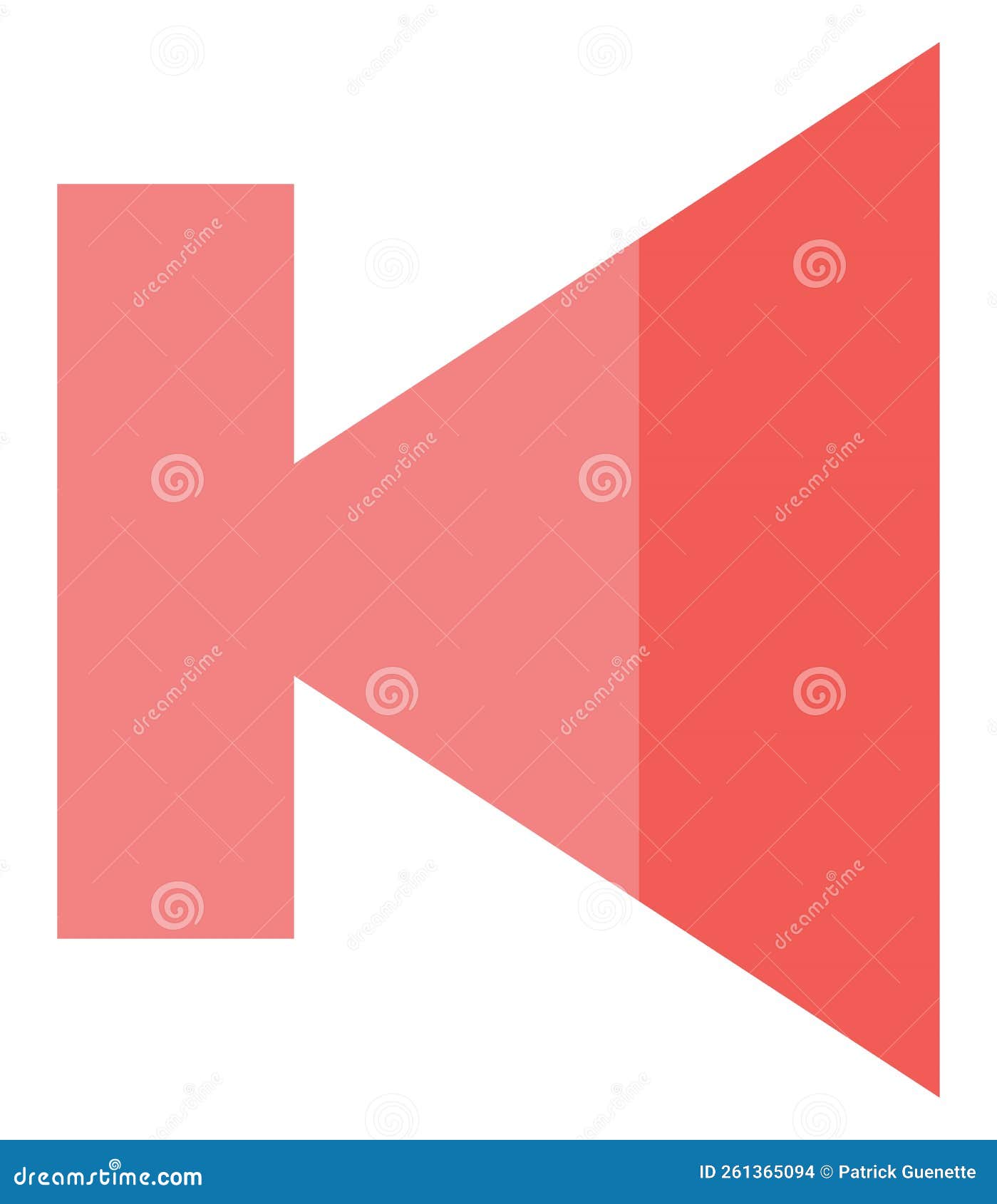 Music back button, icon stock vector. Illustration of arrow - 261365094