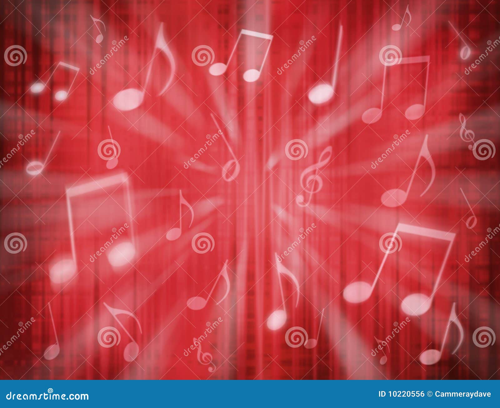 Red Music Notes Background stock photo. Image of notes - 10220556