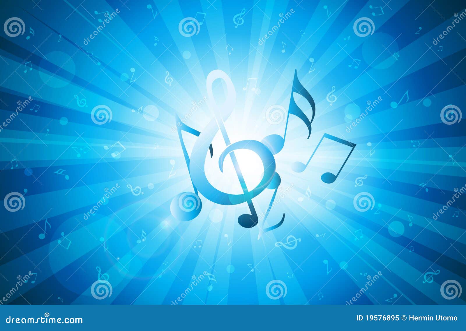 Music Background stock vector. Illustration of rays, melody - 19576895