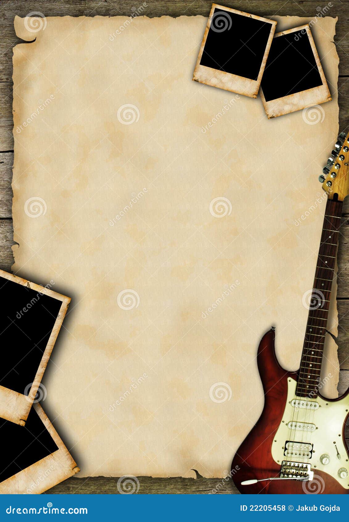 Guitar Page Border