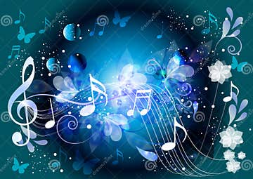 Music background stock vector. Illustration of melody - 25208354