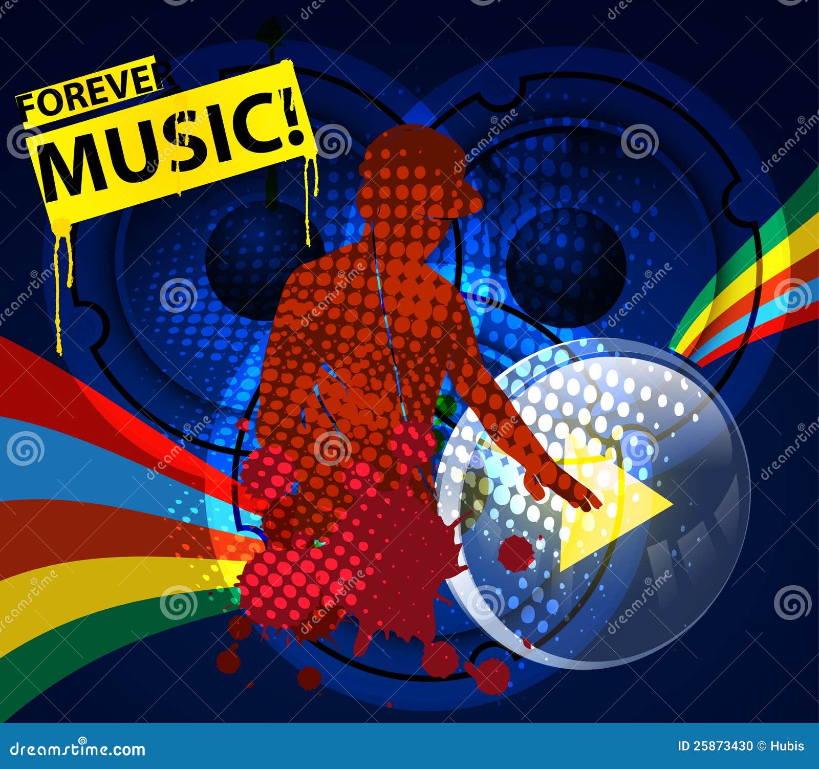 Music Background concept stock vector. Illustration of music - 25873430