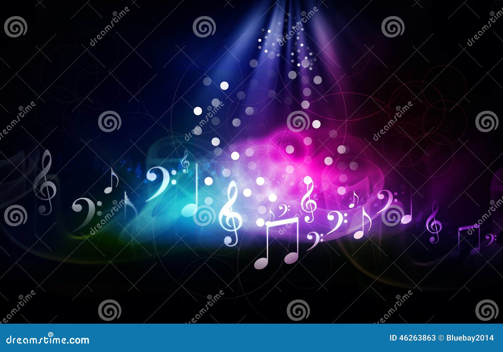 Music background stock illustration. Illustration of lighting - 46263863