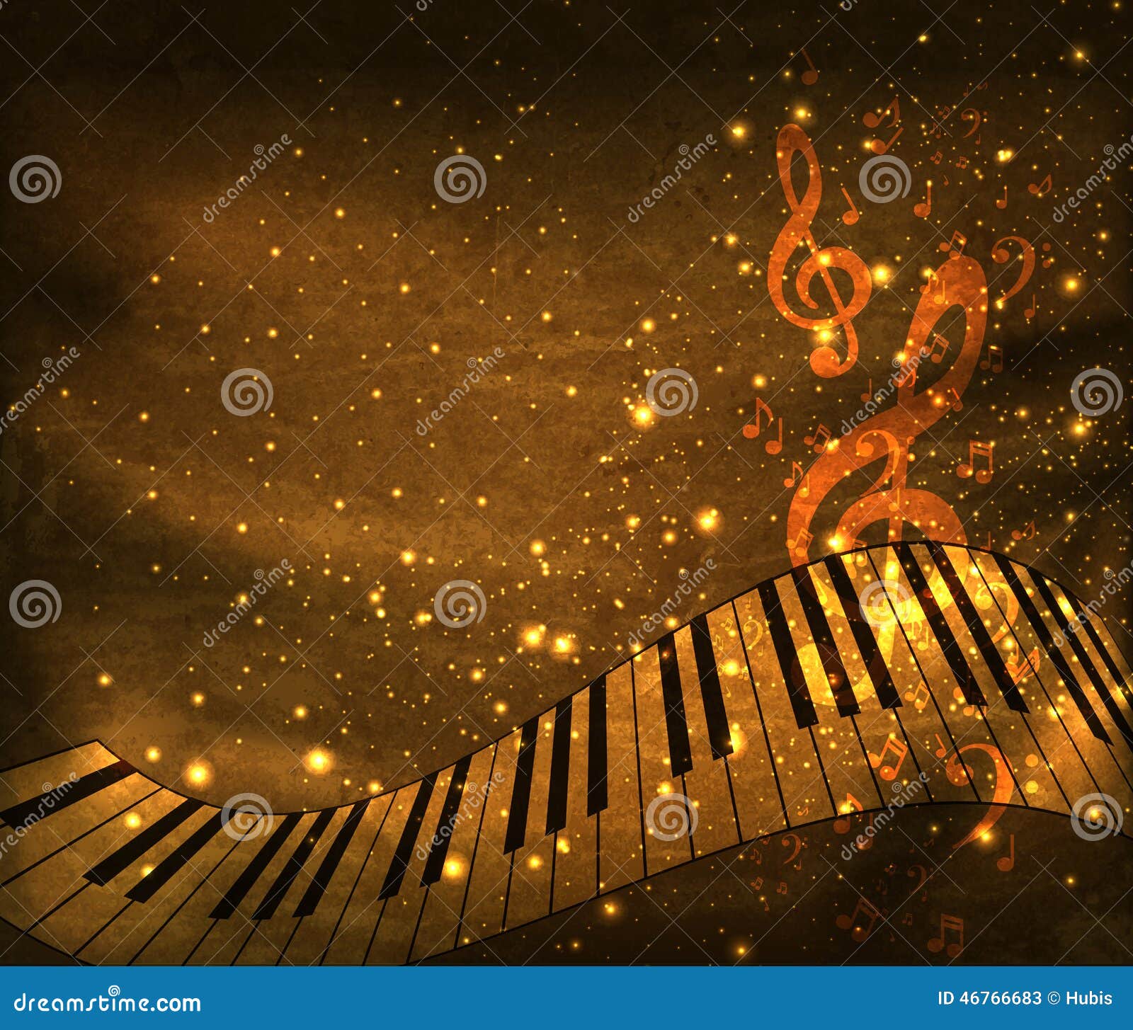 Music background stock vector. Illustration of composition - 46766683