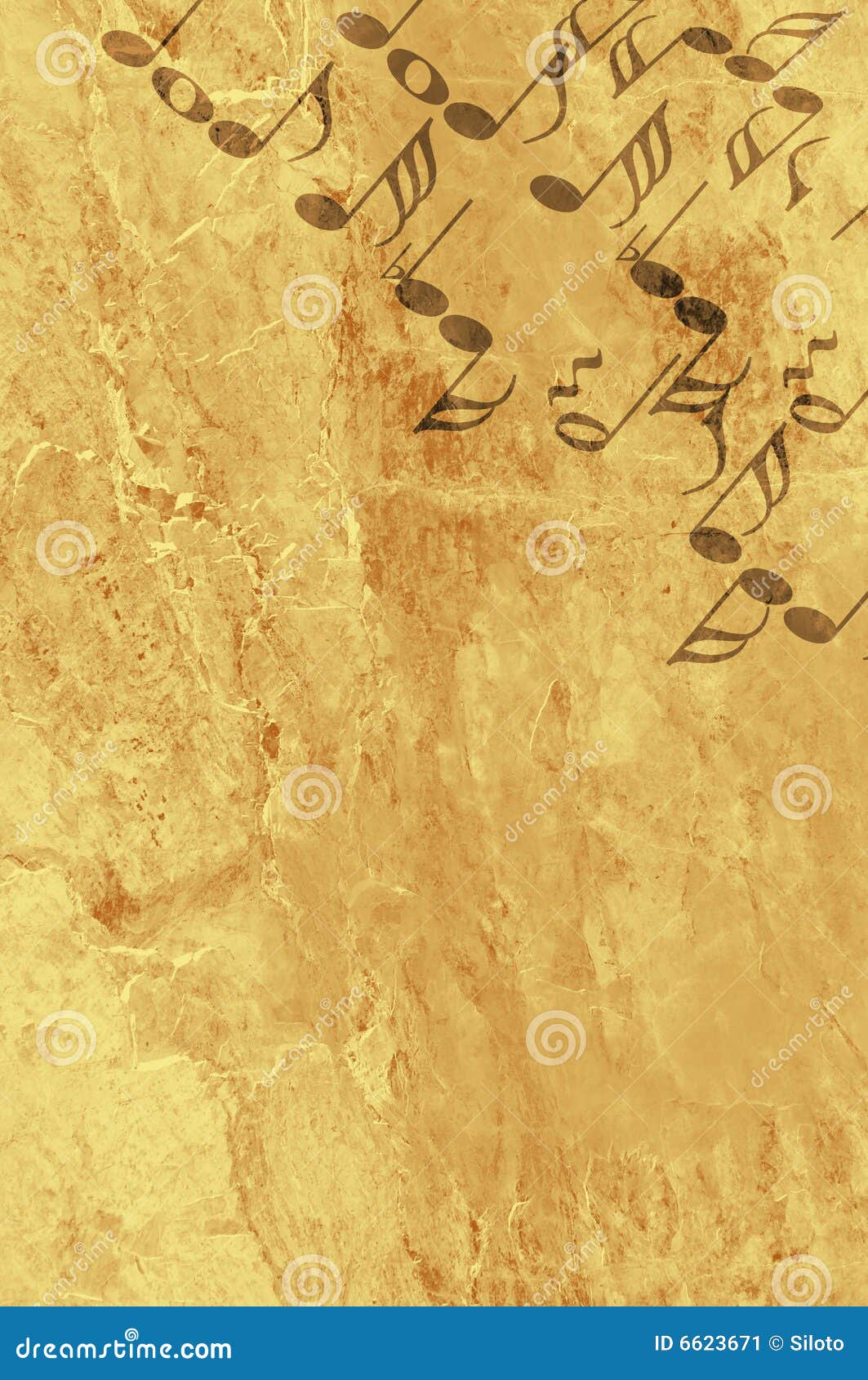 Music Background in Grunge Style Stock Illustration - Illustration of ...