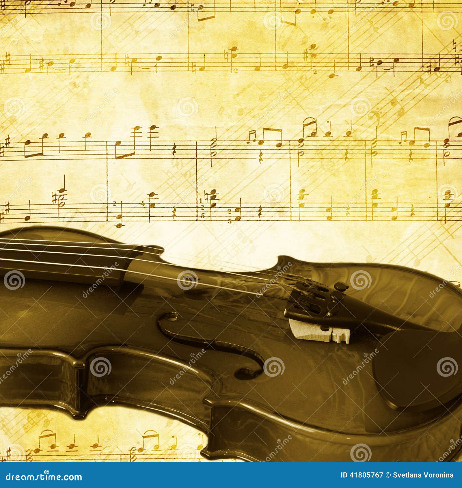 Music Background in Grunge Style Stock Image - Image of compose ...