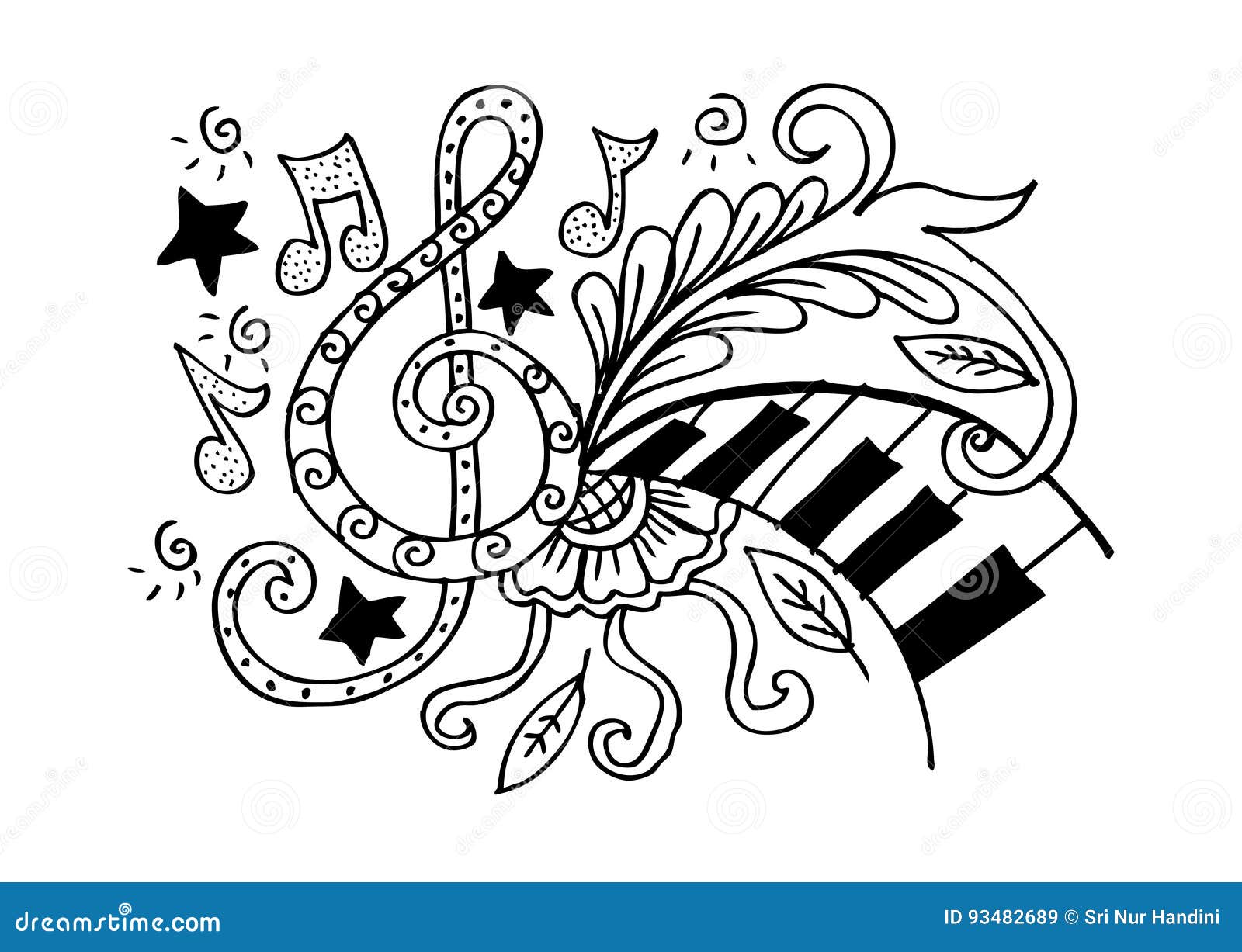 Music background. stock illustration. Illustration of loud - 93482689