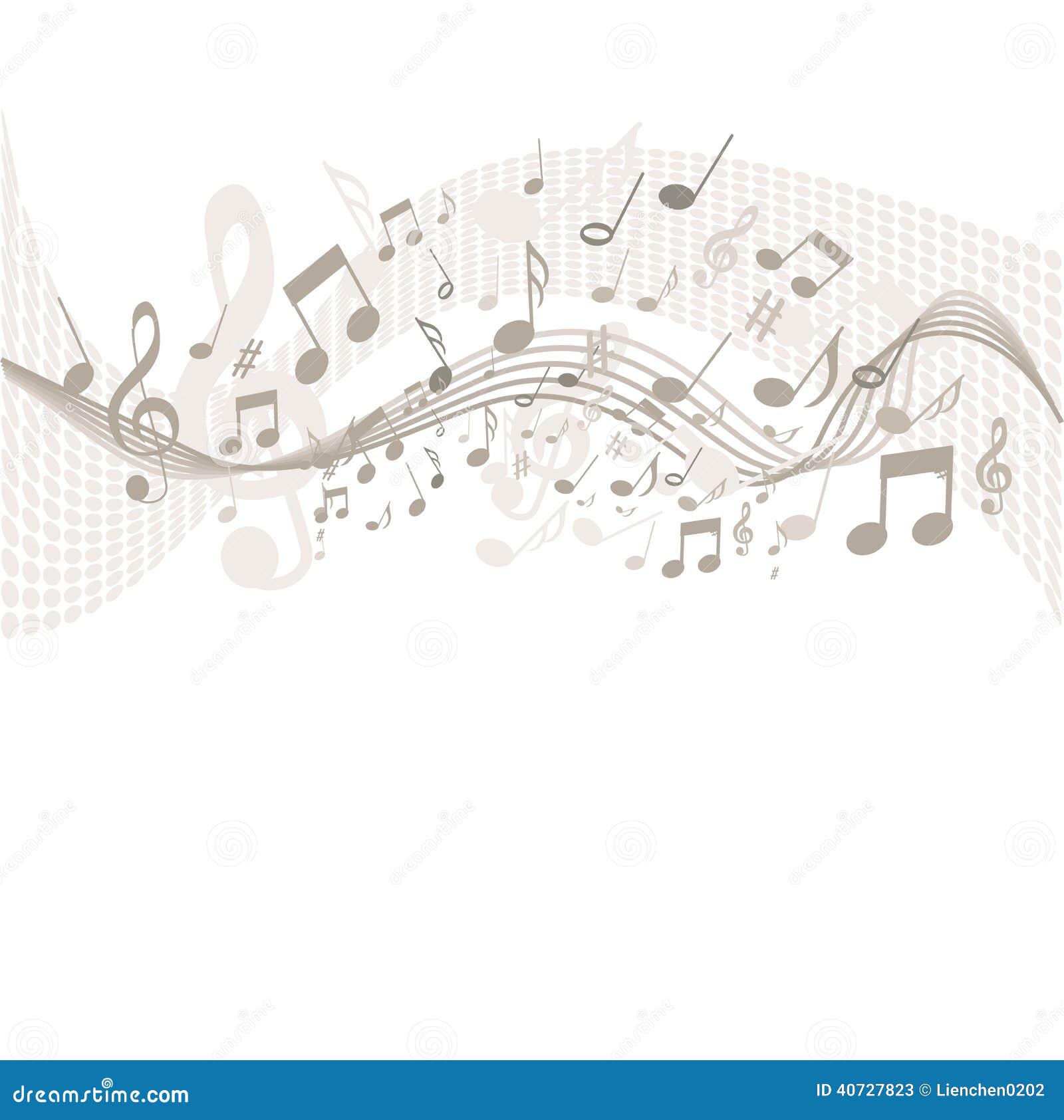 Music Background with Notes Stock Vector - Illustration of culture ...