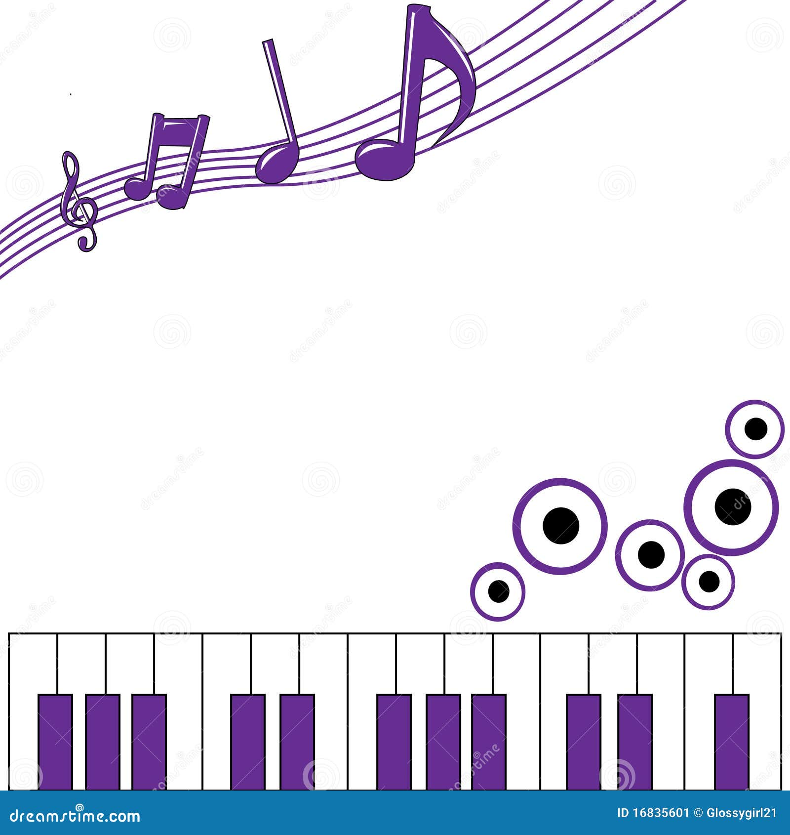 Music Background Purple stock vector. Illustration of piano - 16835601