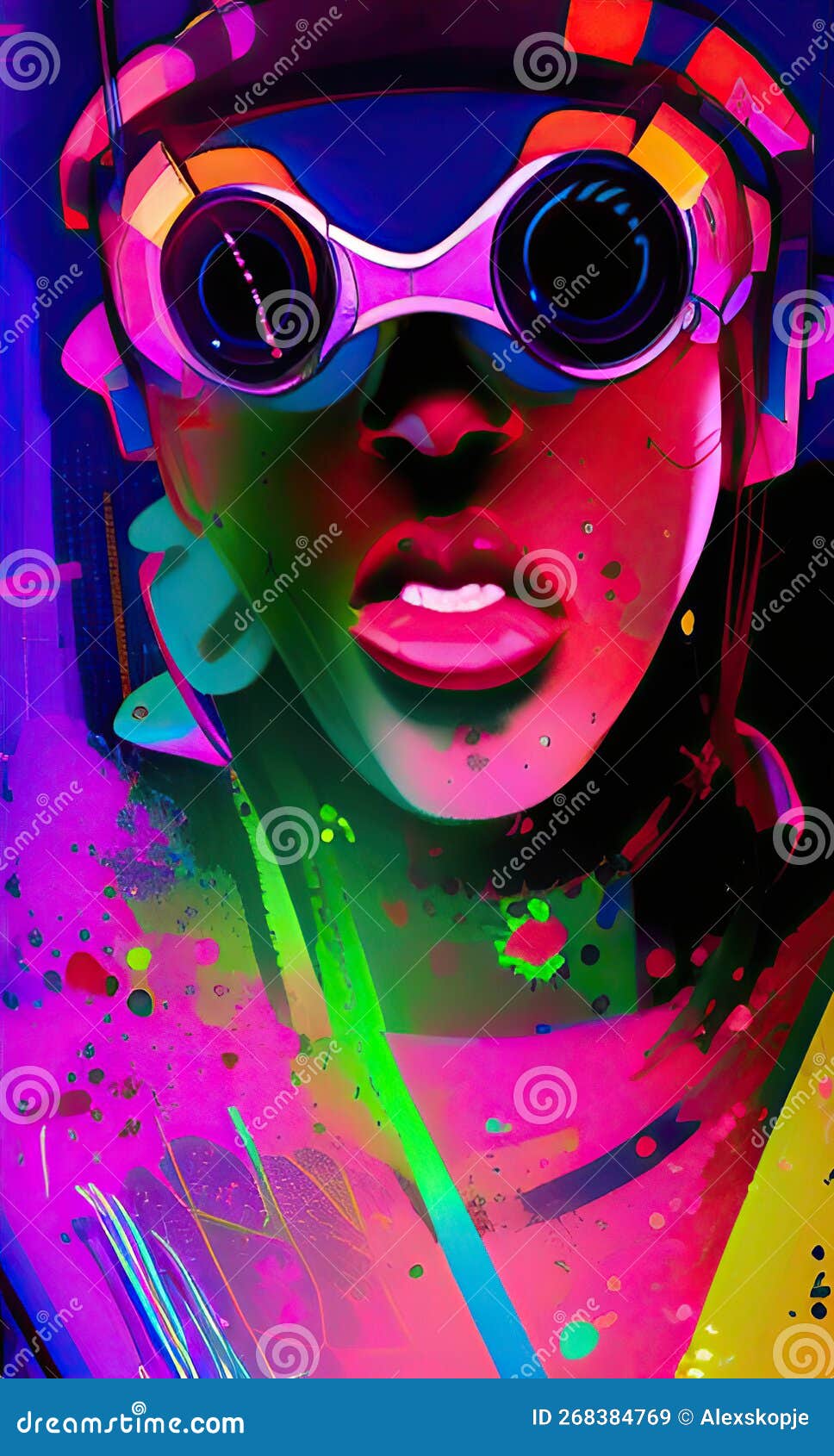 Music Background with Splash Watercolor Stock Illustration ...