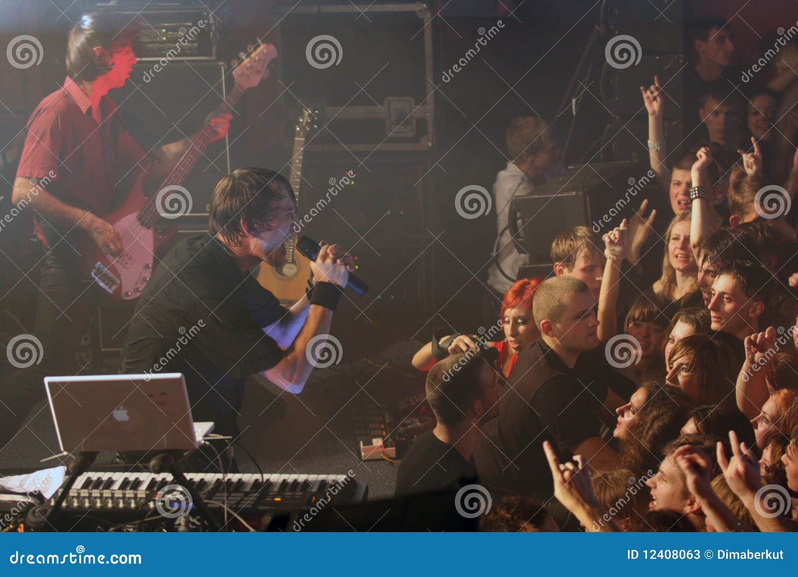 Music band Lumen editorial stock photo. Image of blue - 12408063