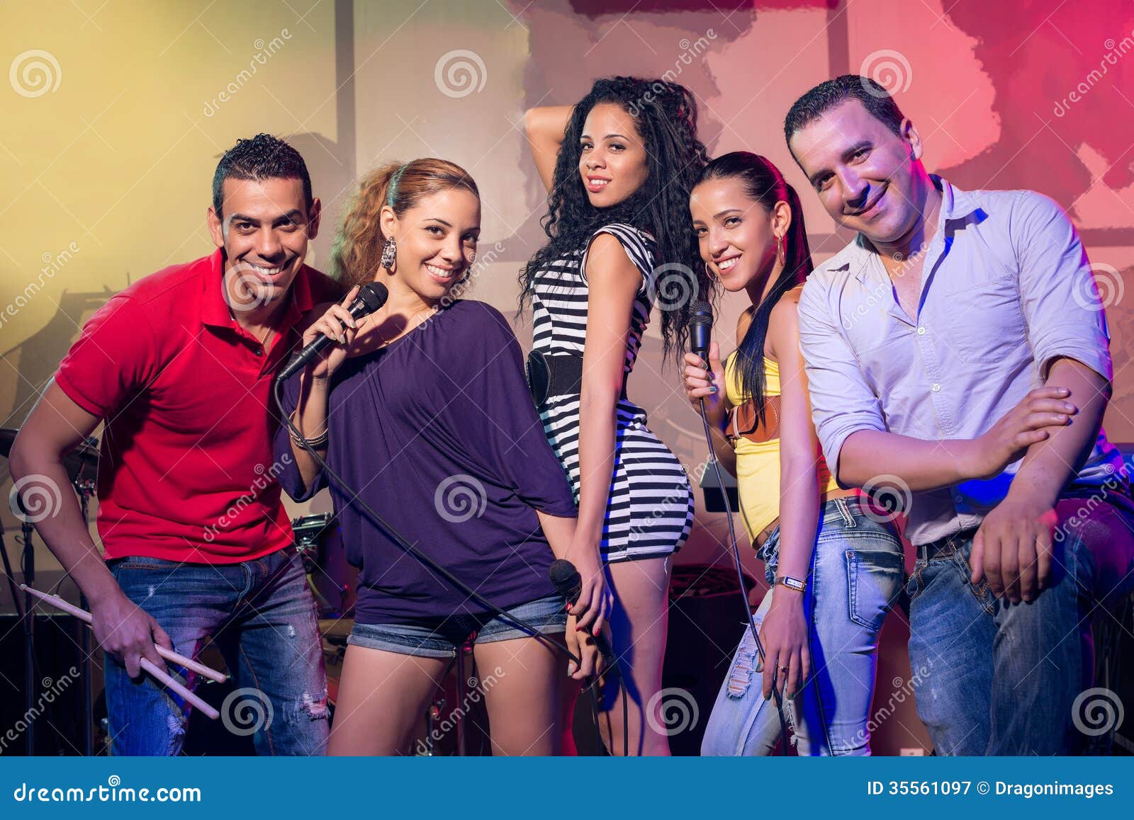 Music band stock image. Image of entertainment, club - 35561097