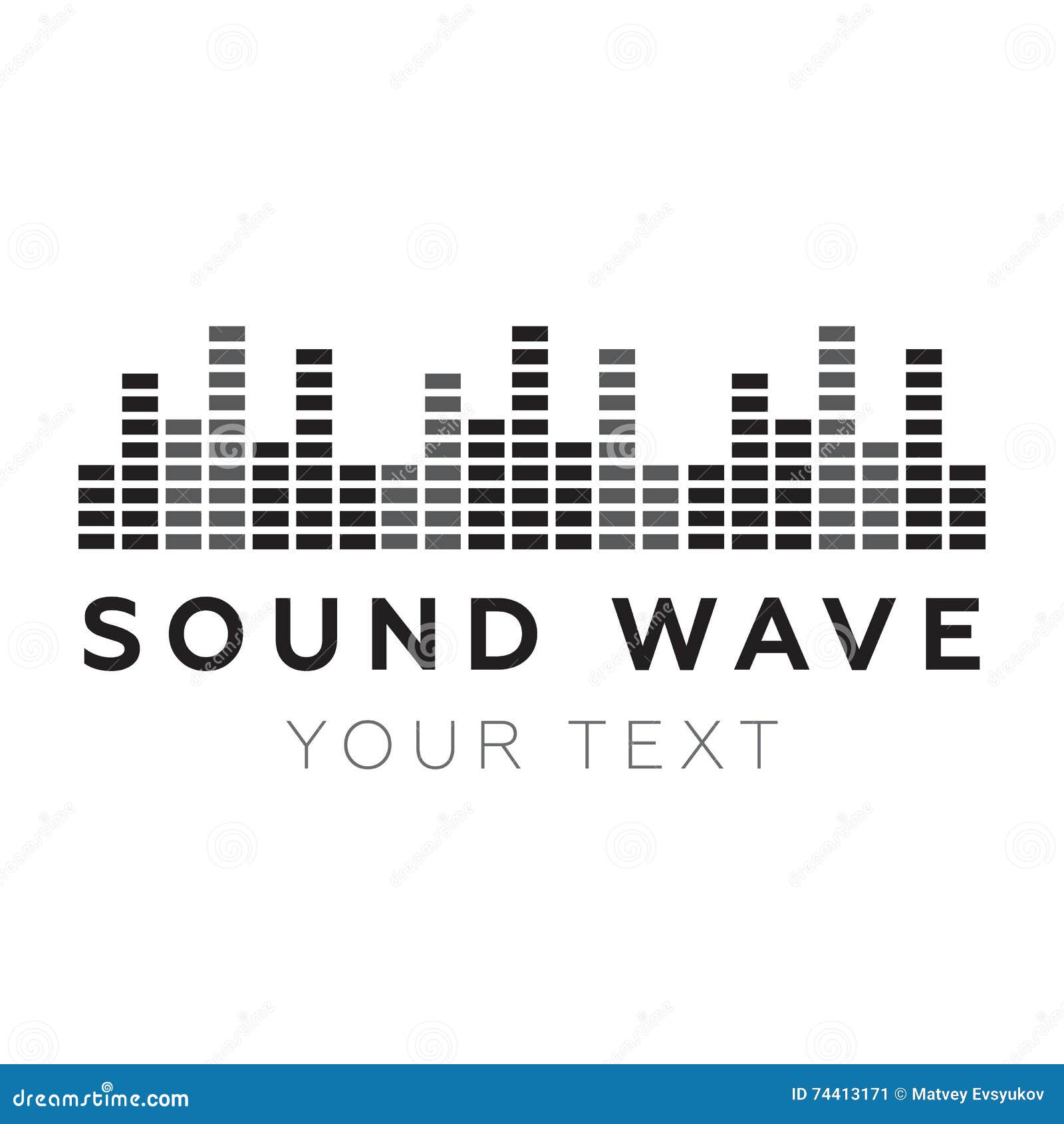 Music Beat. Abstract Equalizer Stock Illustration - Illustration of ...