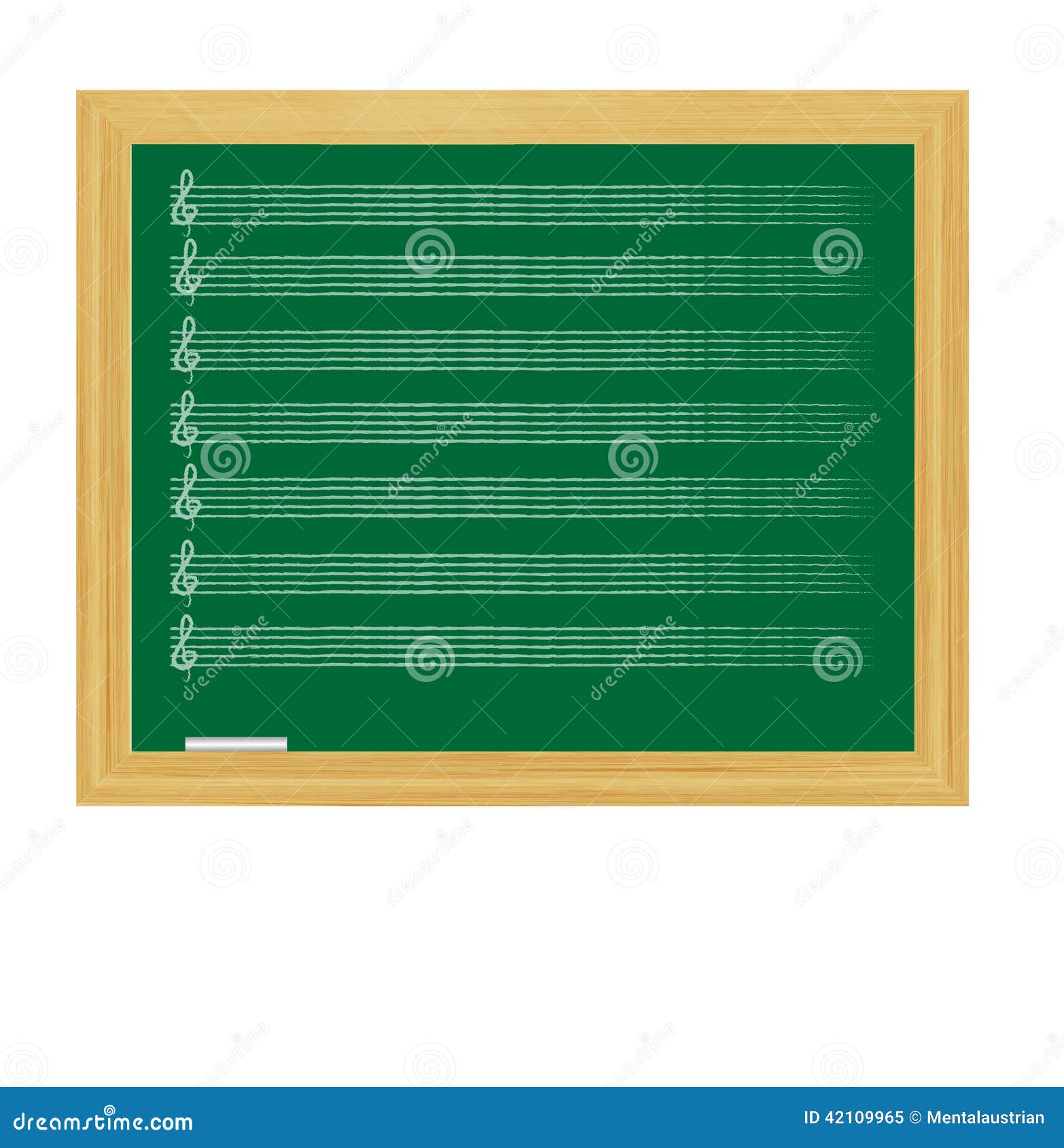 Music blackboard stock illustration. Illustration of frame - 42109965