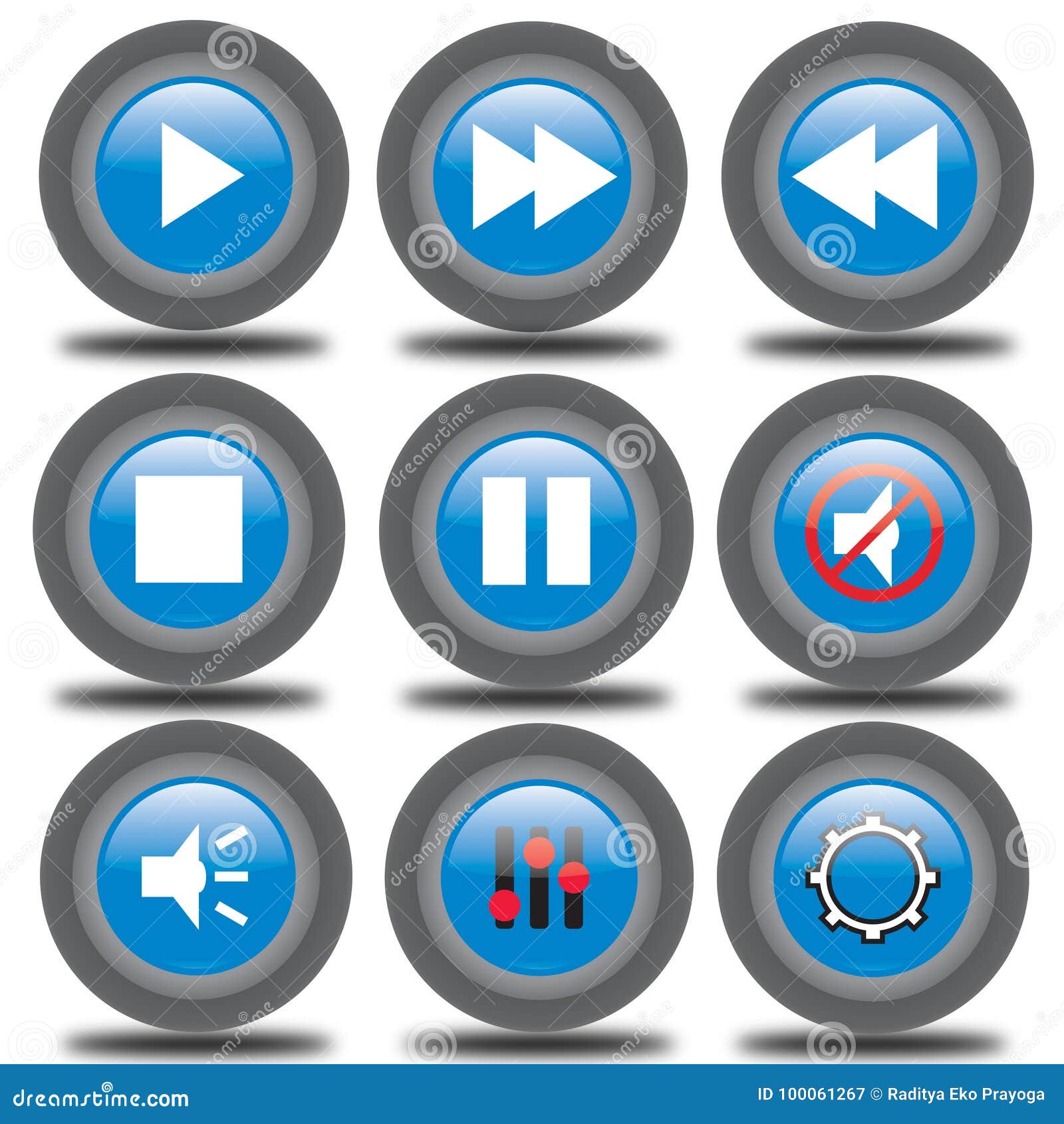 Music stock illustration. Illustration of blue, apps - 100061267