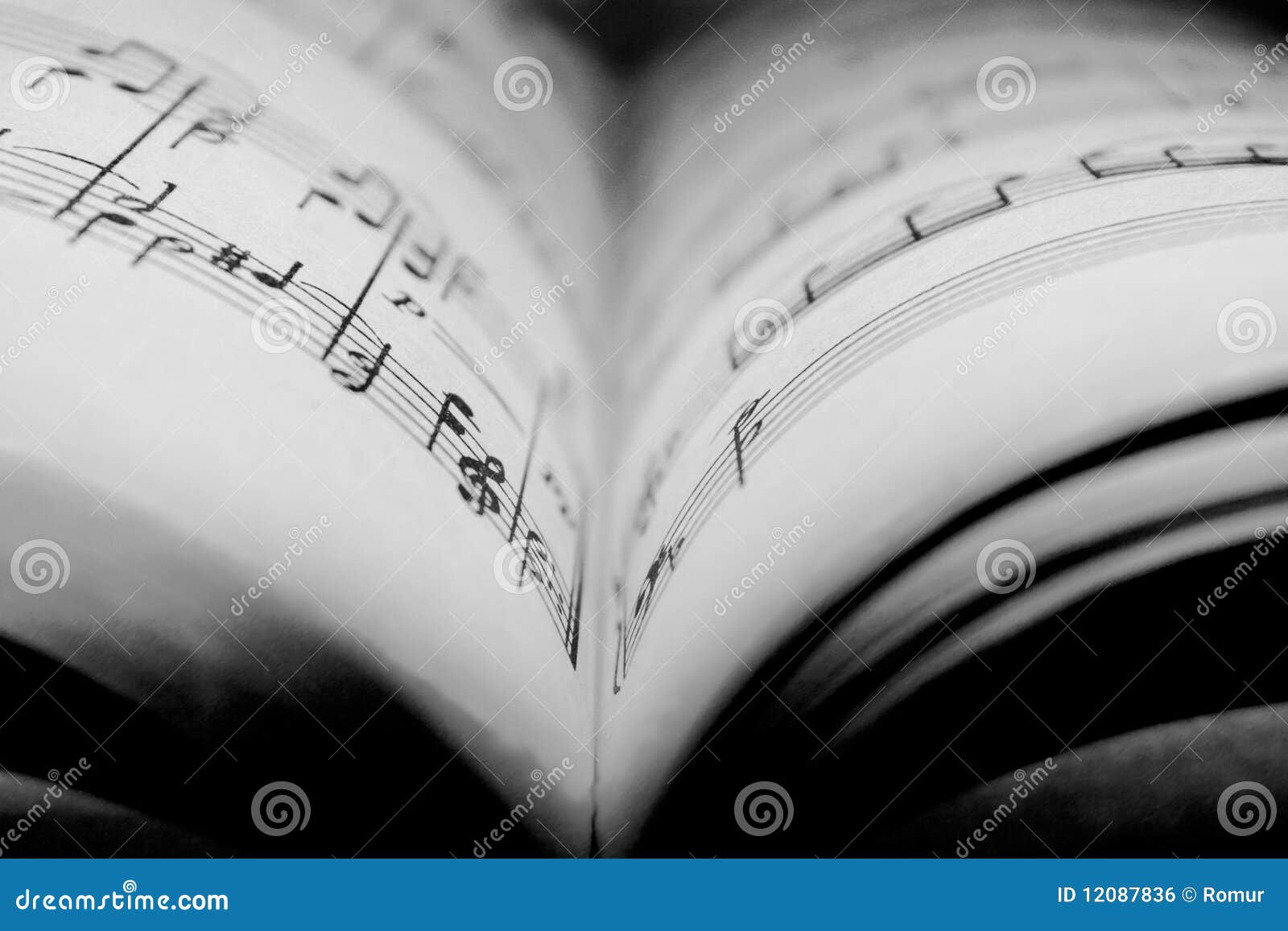 Music book stock photo. Image of manuscript, pages, education - 12087836
