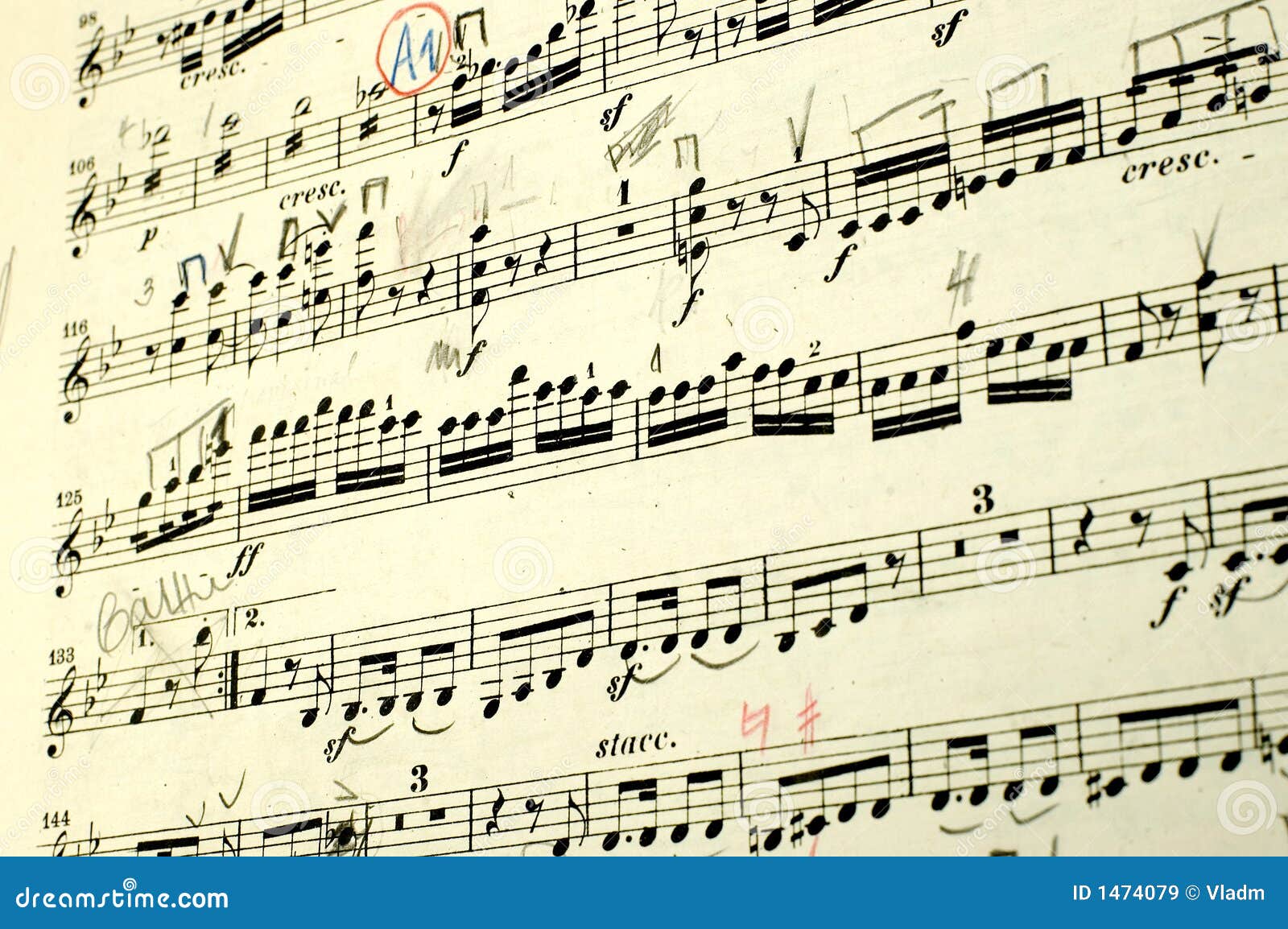 Music Book stock image. Image of orchestra, harmony, musical - 1474079