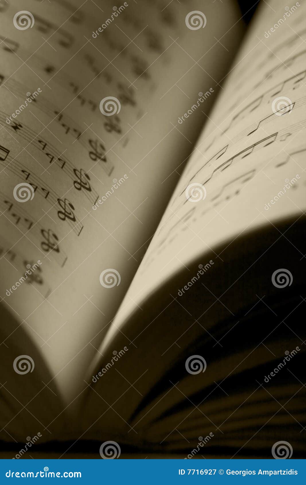 Music book stock image. Image of musicians, rehearsal - 7716927