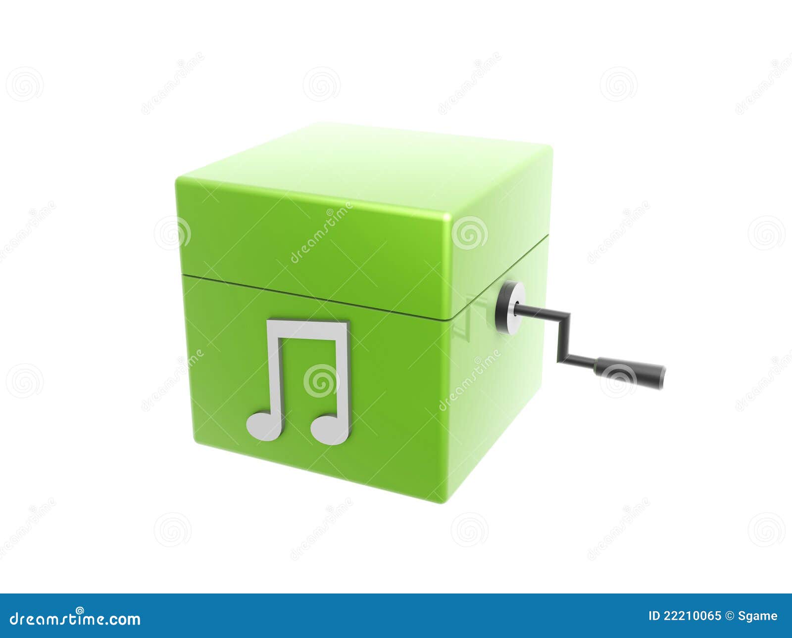 Music box stock illustration. Illustration of music, happy - 22210065