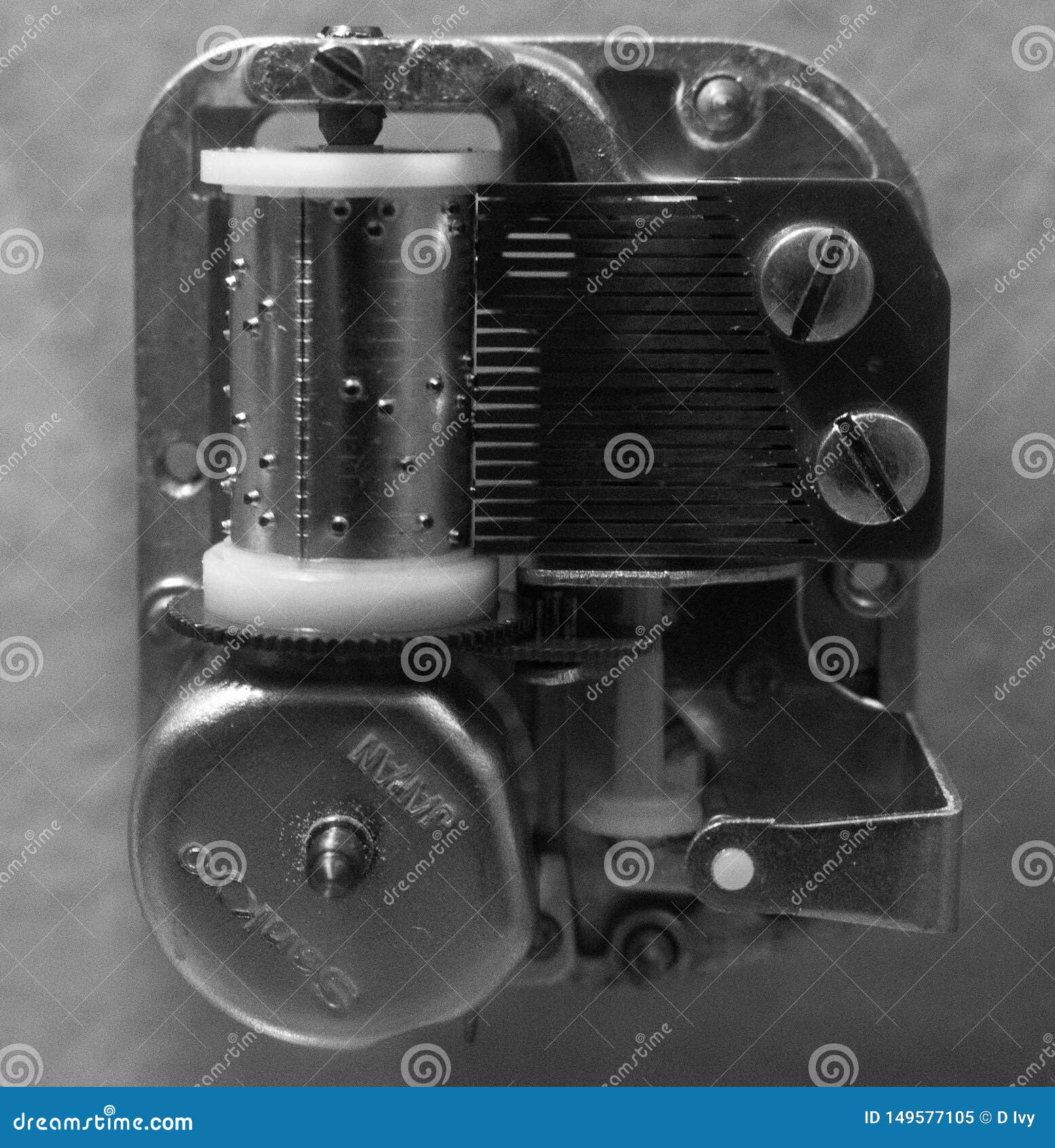 Music Box editorial image. Image of gear, music, blackandwhite - 149577105