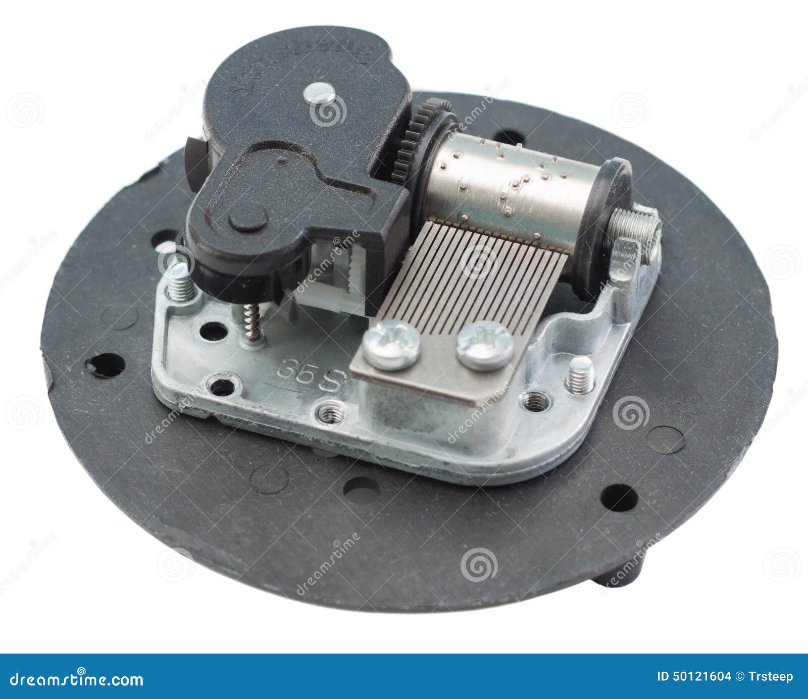 Music box mechanism stock photo. Image of metal, tune - 50121604