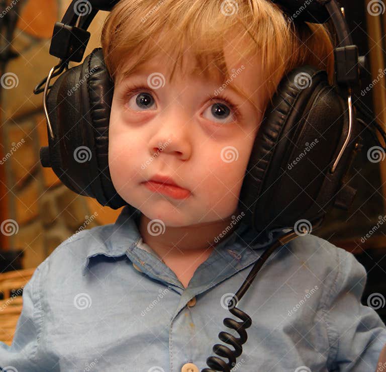 Music Boy stock image. Image of young, tunes, enjoyment - 311839