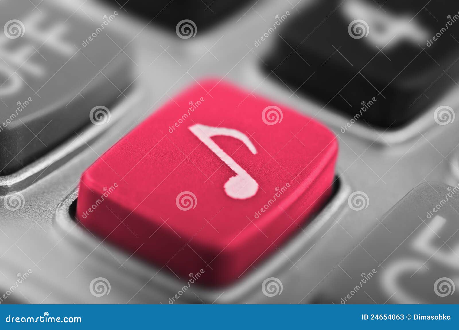 Music button stock image. Image of mathematics, black - 24654063