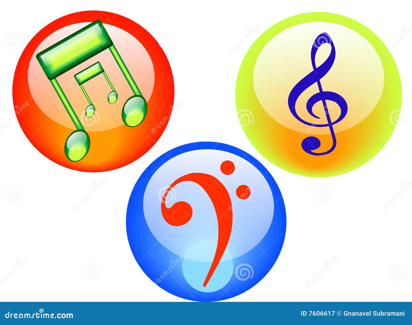 Music Button stock illustration. Illustration of song - 7606617