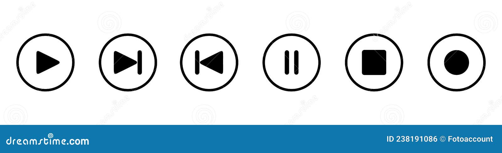 Music Button Set - Play, Forward, Rewind, Pause, Stop and Record ... Music Button Set - Play, Forward, Rewind, Pause, Stop and Record ...