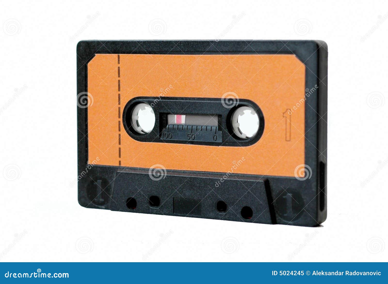 Music cassette tape stock image. Image of demo, listen - 5024245